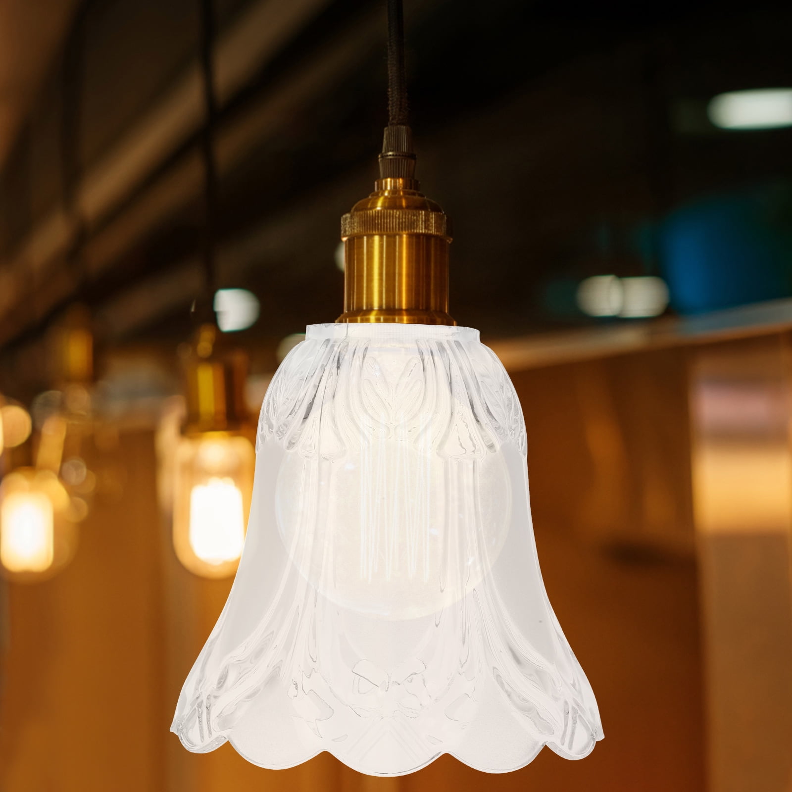 HOMEMAXS Glass Lamp Shade Lighting Fixture Accessory Lampshade Glass ...