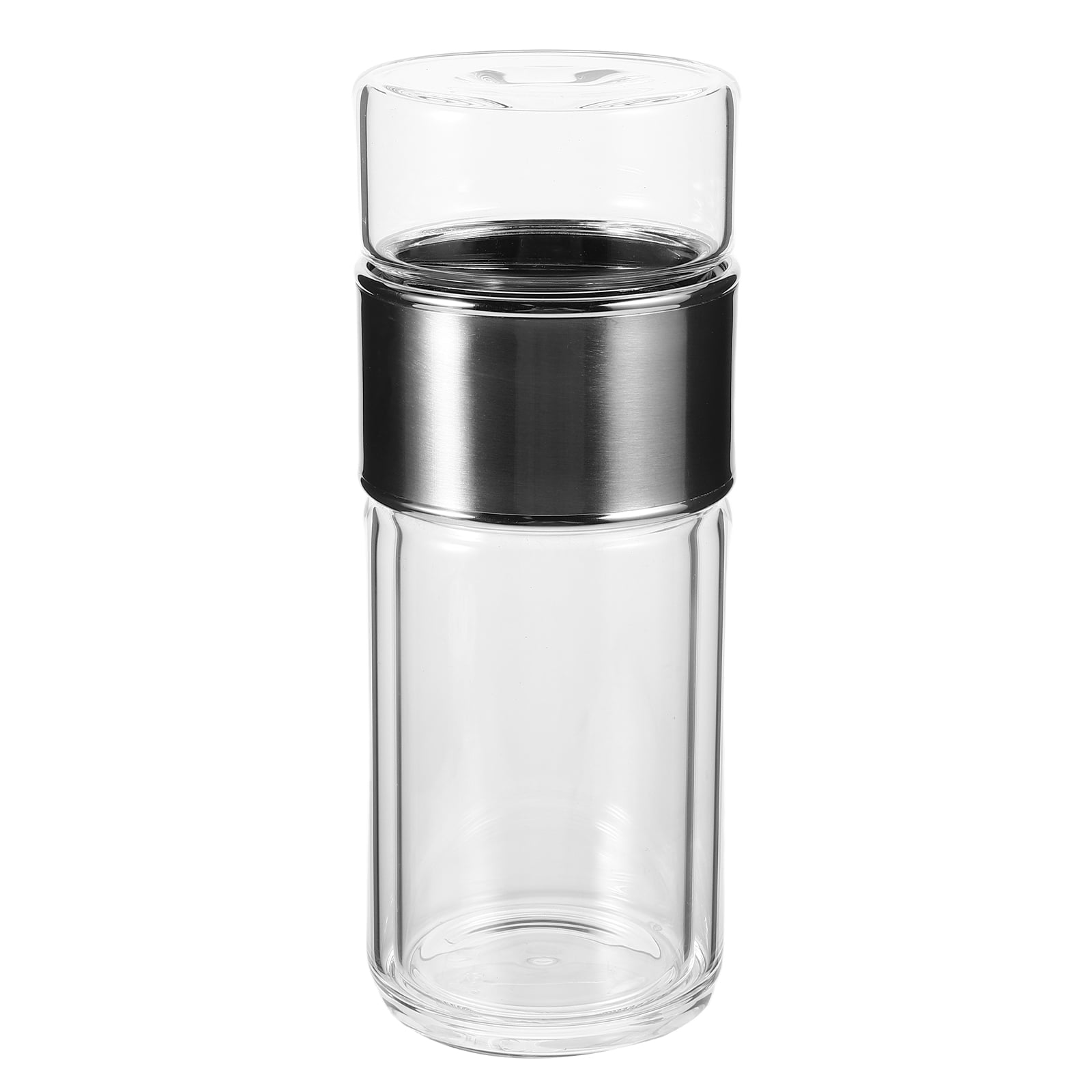 HOMEMAXS Glass Tea Infuser Bottle With Water Separation Loose Leaf Tea ...