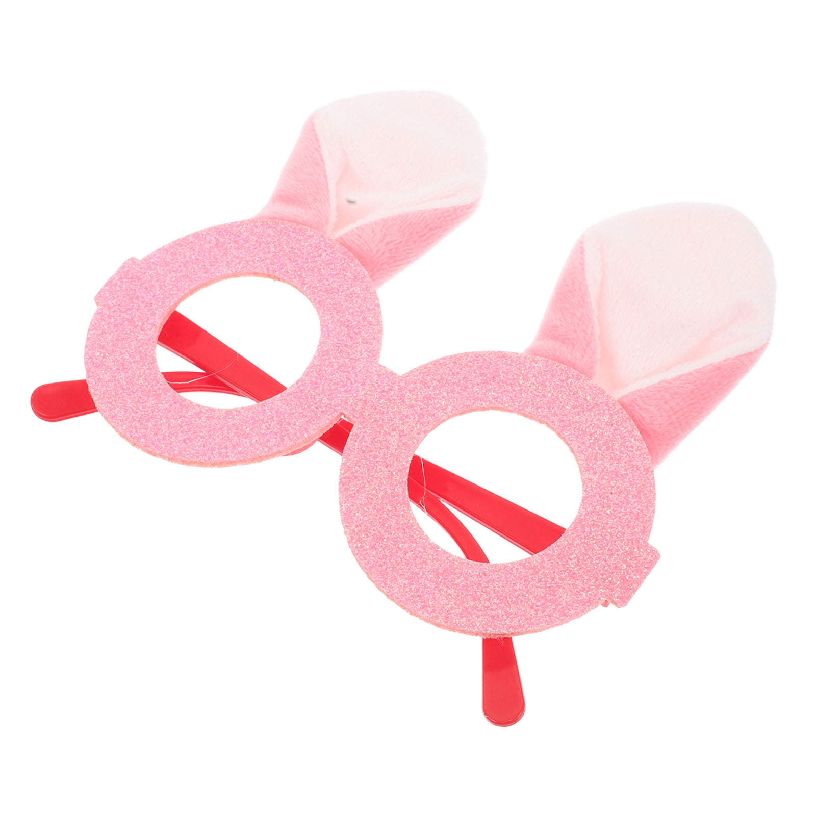 HOMEMAXS Glitter Bunny Eyeglasses Frame Easter Rabbit Glasses Frame ...