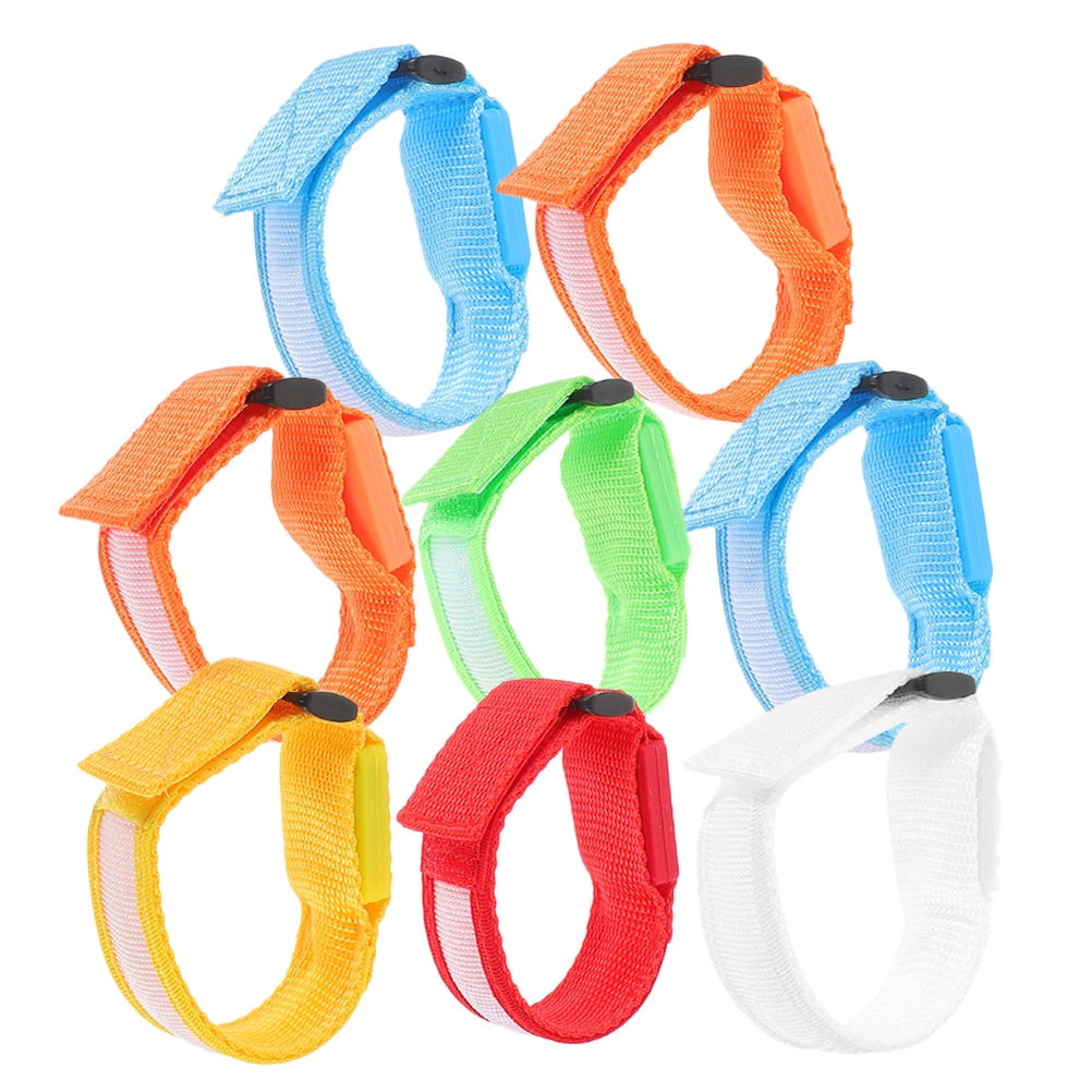 HOMEMAXS Glowing LED Bracelets for Night Running with Safe Light Nylon ...