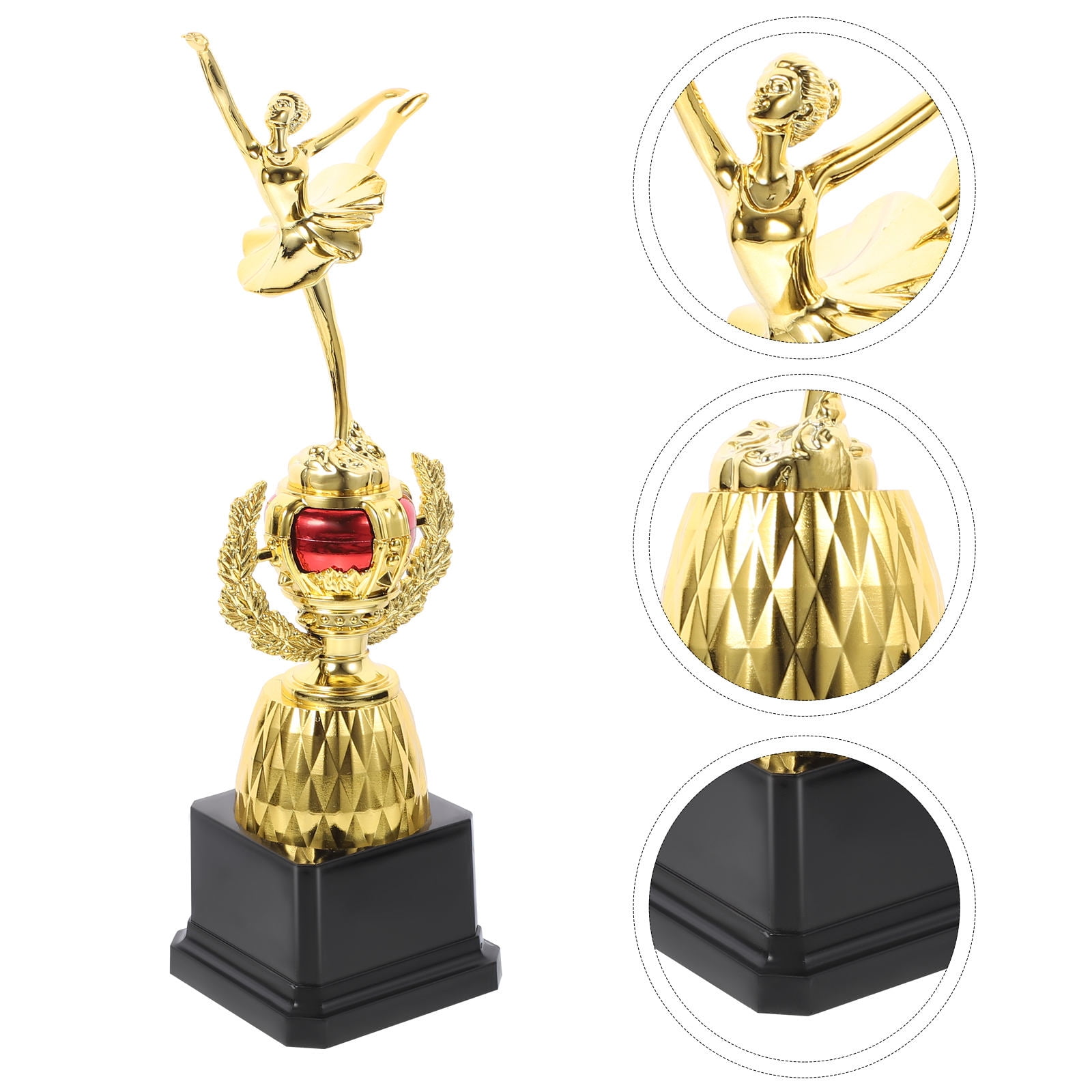 Golden Ballet Dance Trophy Award for Kids Durable Plastic Dance ...