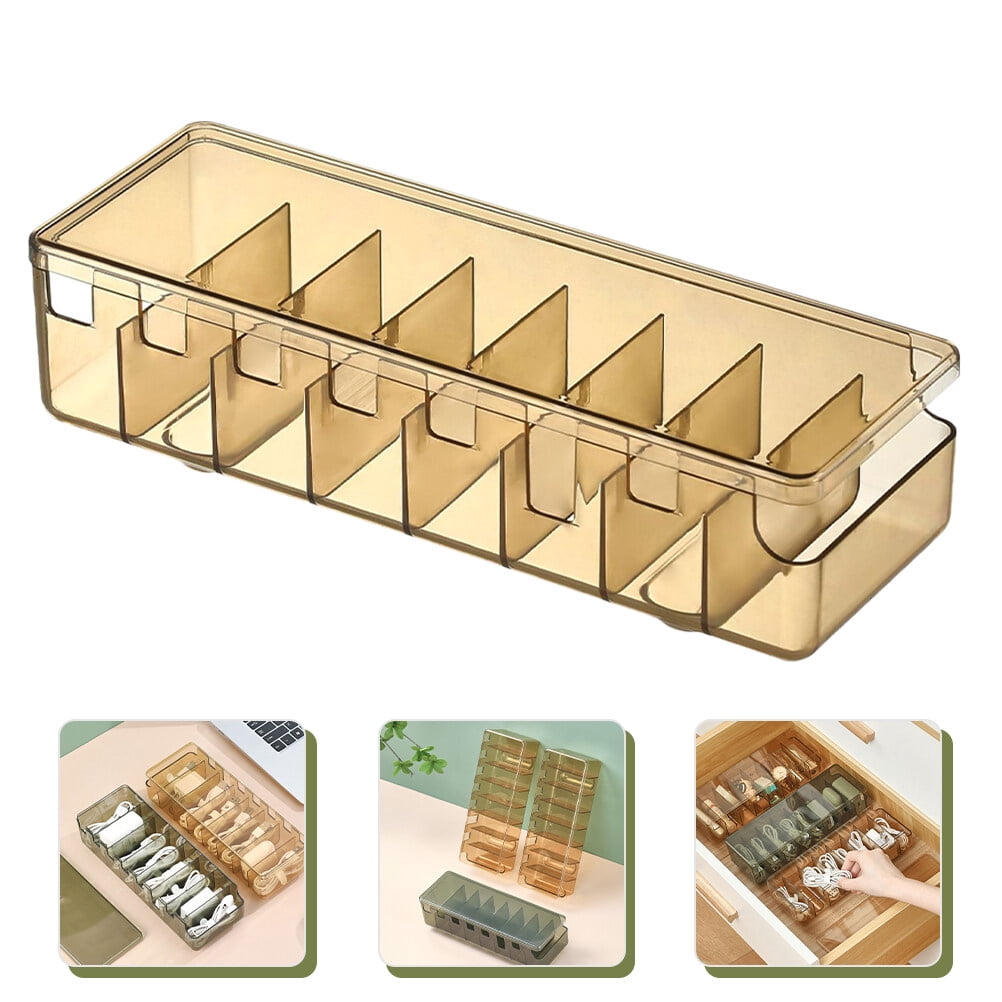 HOMEMAXS Golden Cable Management Box for Storage Use Made of Material ...