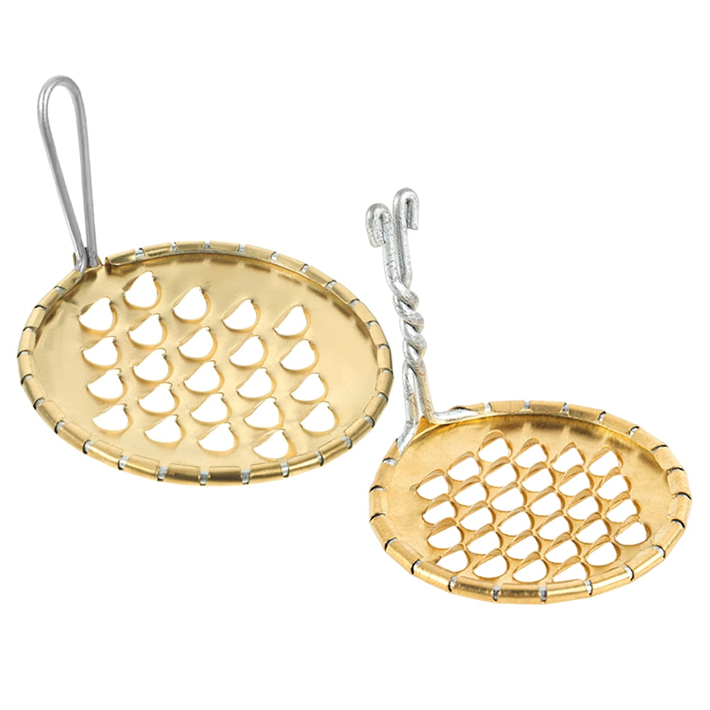 HOMEMAXS Golden Copper Kitchen Food Scraper Tool with Stainless Steel ...