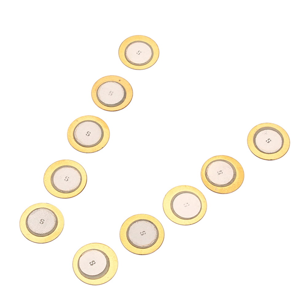 HOMEMAXS Golden Piezoelectric Buzzer Discs for Guitar Use Excellent ...
