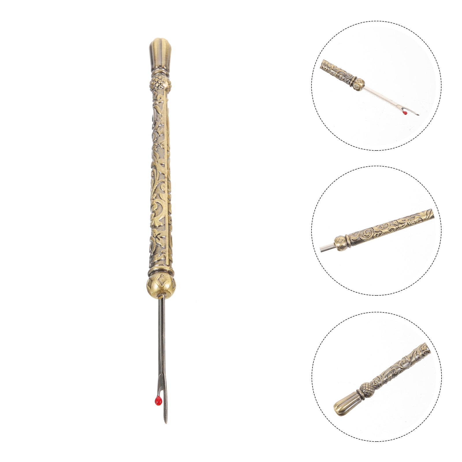 HOMEMAXS Golden Stainless Steel Seam Ripper for Tattoo Use with ...