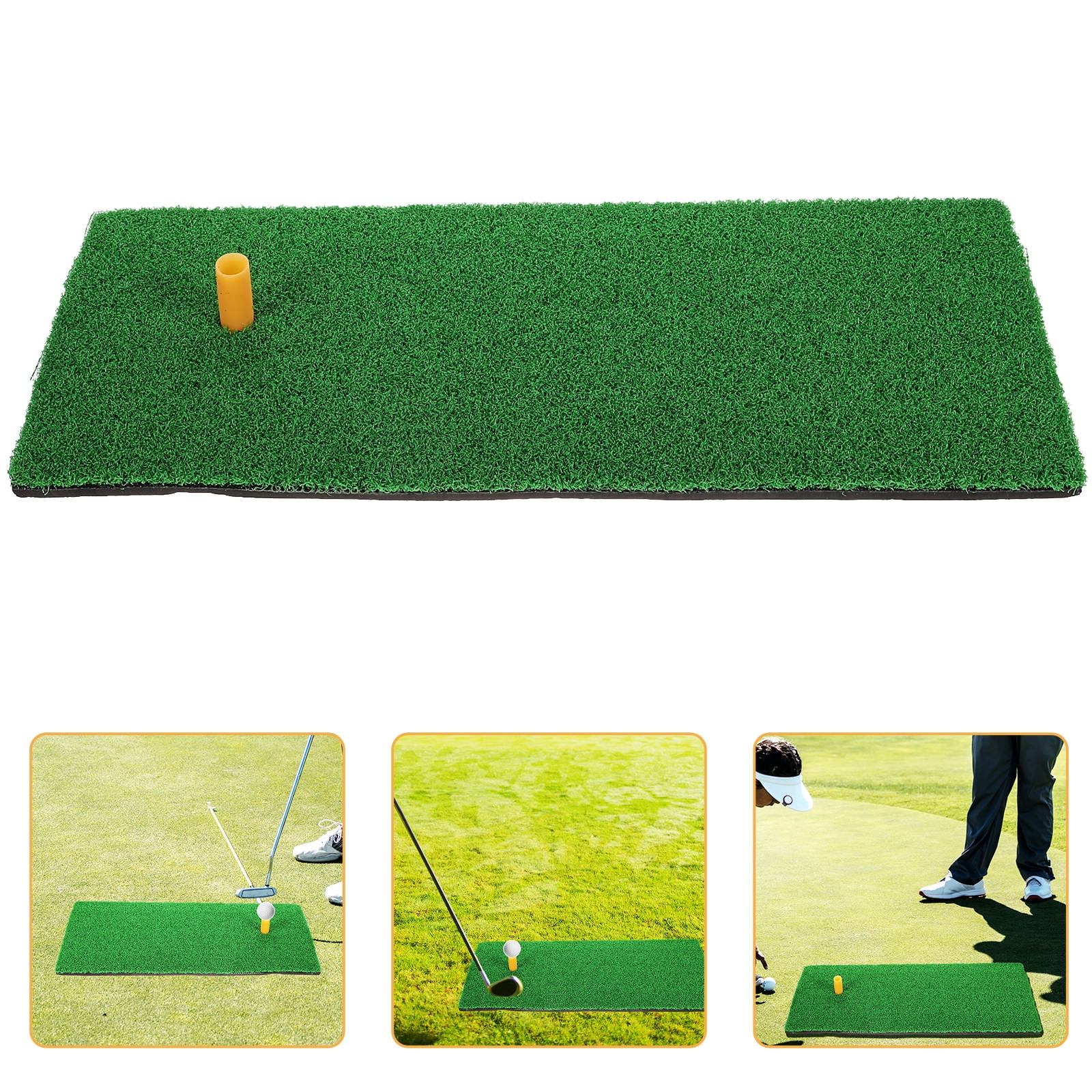 HOMEMAXS Golf Hitting Mat Golfs Shot Swing Portable Practice Gear ...