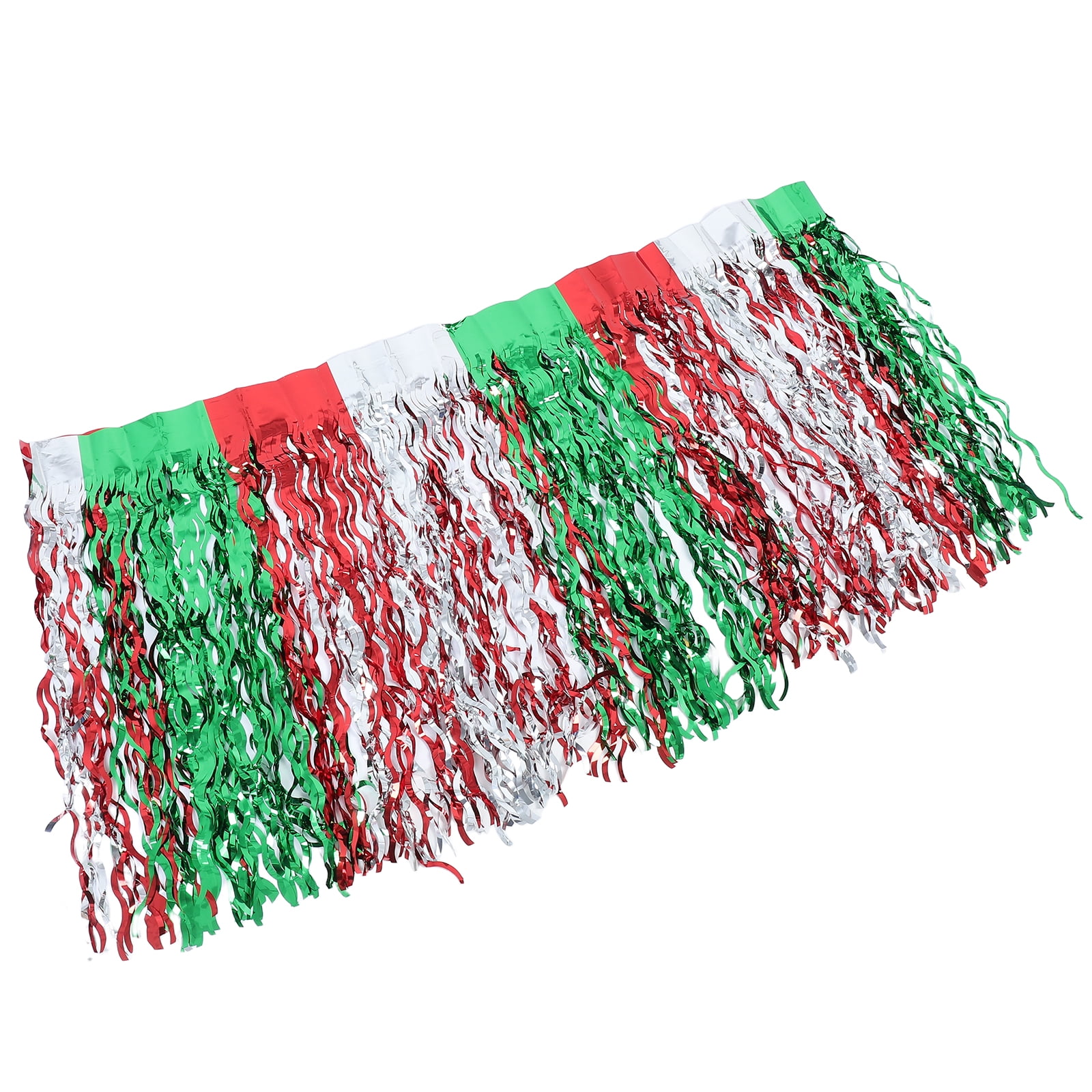 Colorful Plastic Table Skirt with Unique Scimitar Design for Festive ...