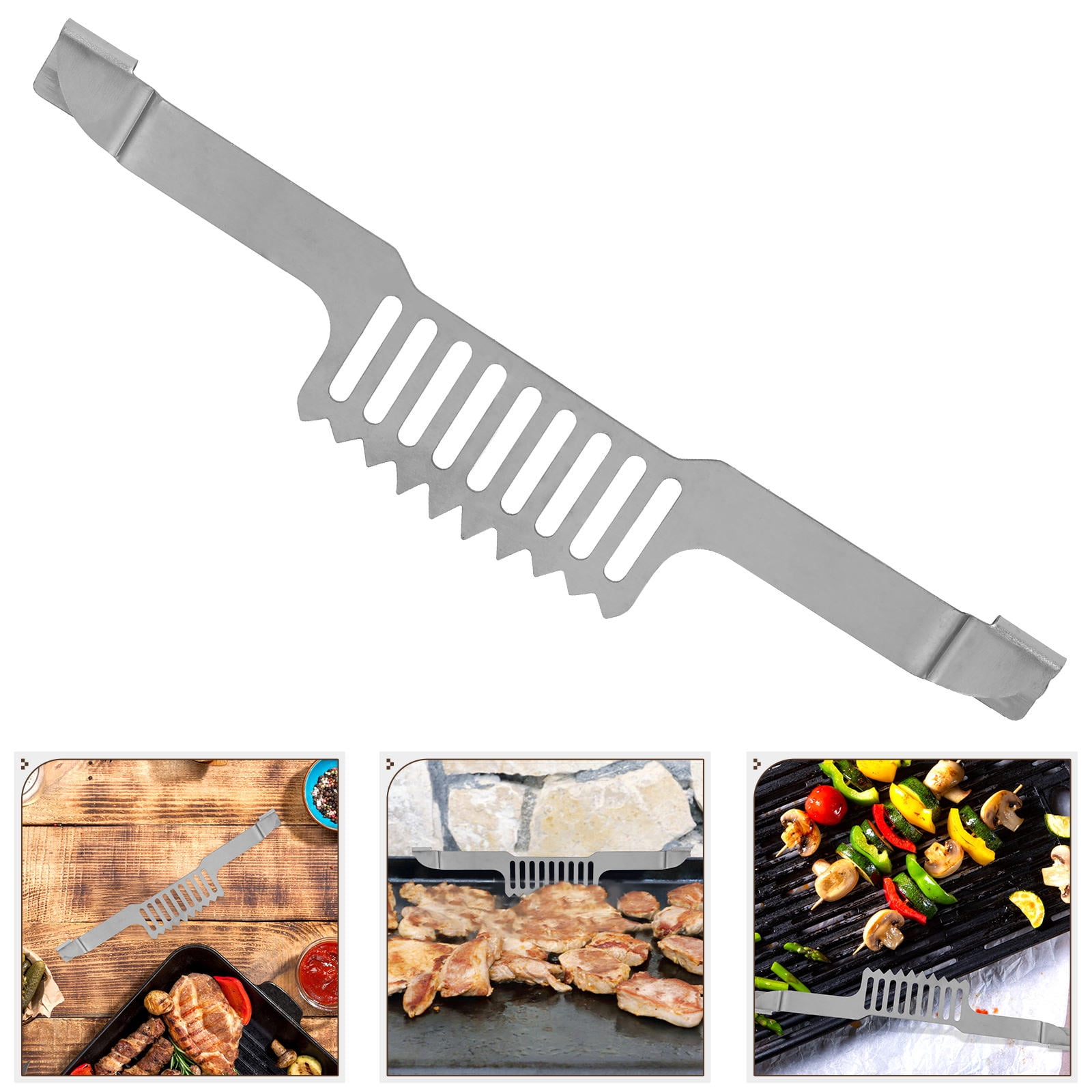 HOMEMAXS Grease Gate Spatula Holder for Griddle Magnetic Grease Trap ...