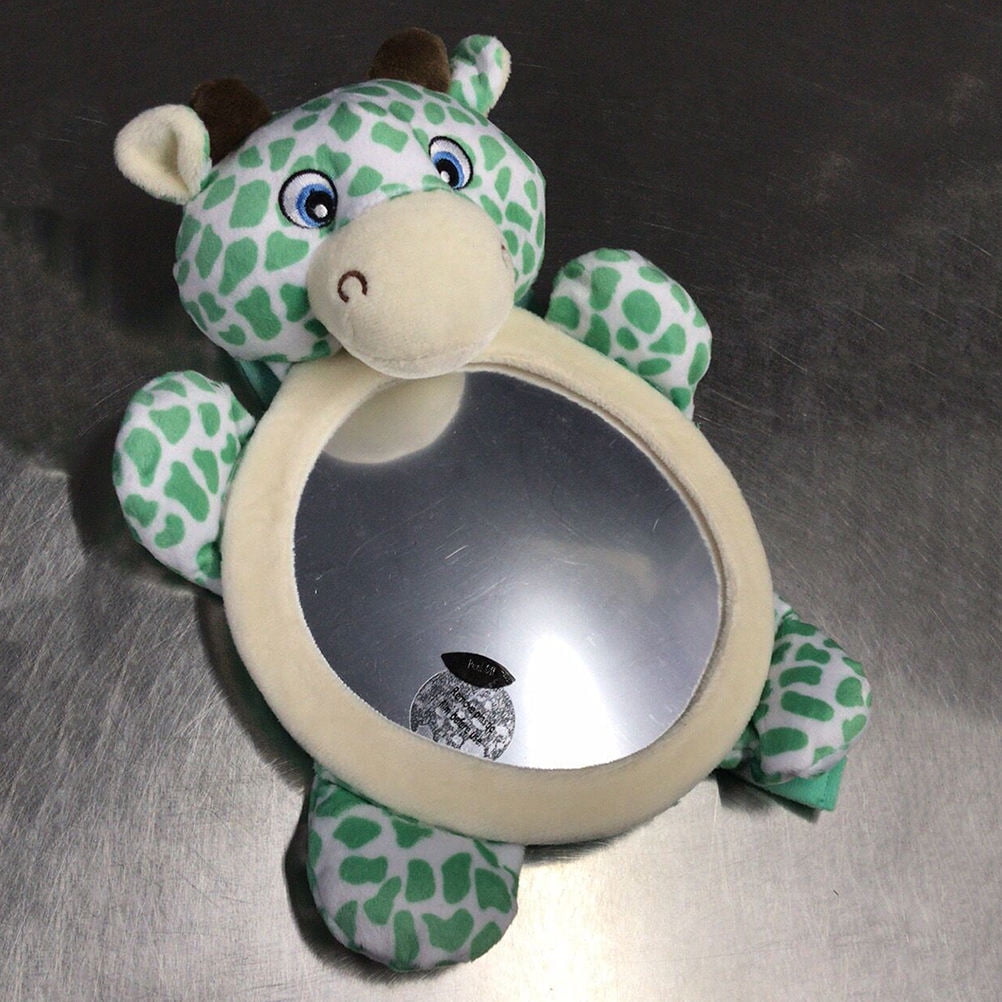 HOMEMAXS Green PVC Baby Car Mirror for Rear Seat View Safe Unbreakable ...