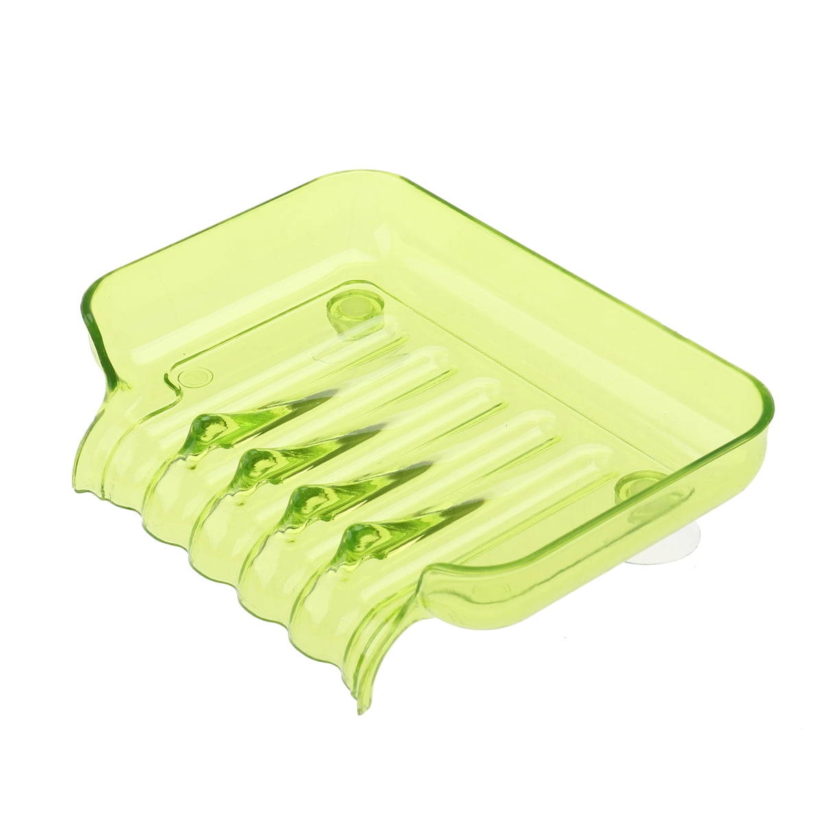HOMEMAXS Green Plastic Soap Dish with Aerial Design for Bathroom ...