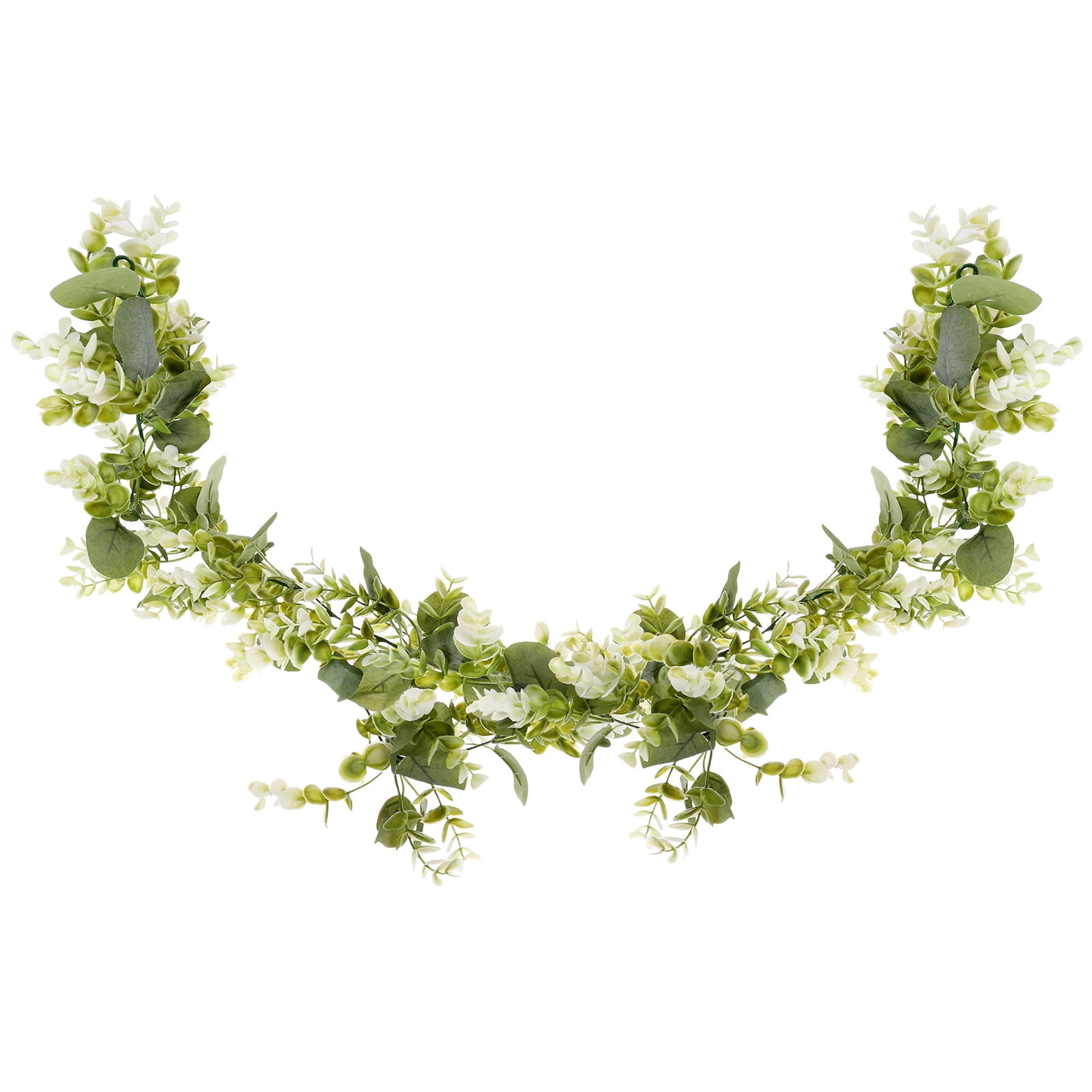 HOMEMAXS Greenery Garland Artificial Eucalyptus Leaves Garland Table ...