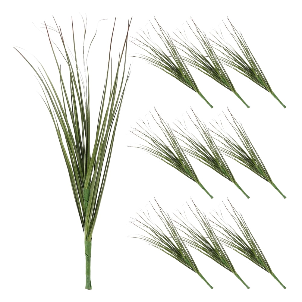 HOMEMAXS Greenery Stems Artificial Plants Outdoor Fake Shrubs Wheat ...