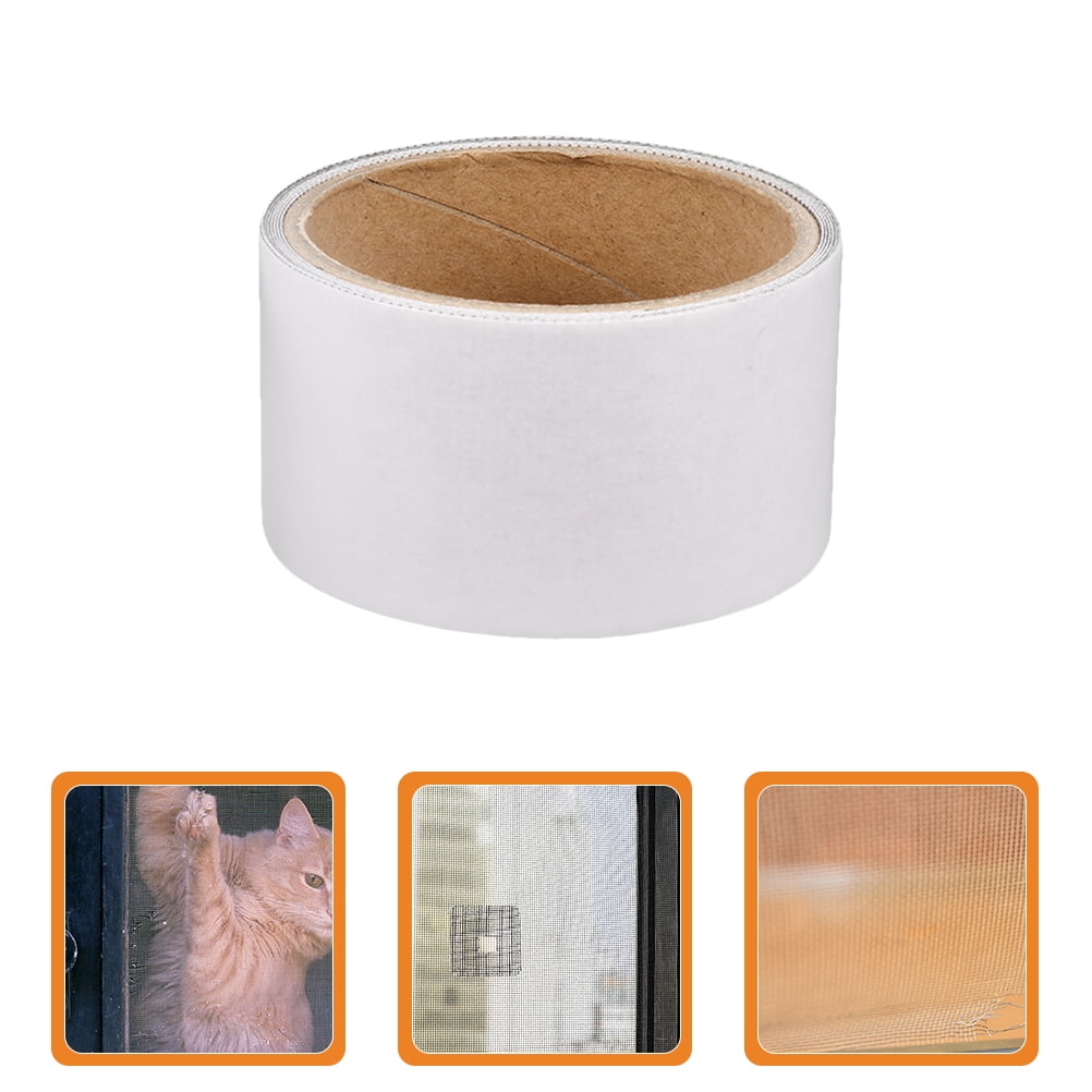 HOMEMAXS Grey Glass Fibre Mesh Repair Tape for Window Screen with ...
