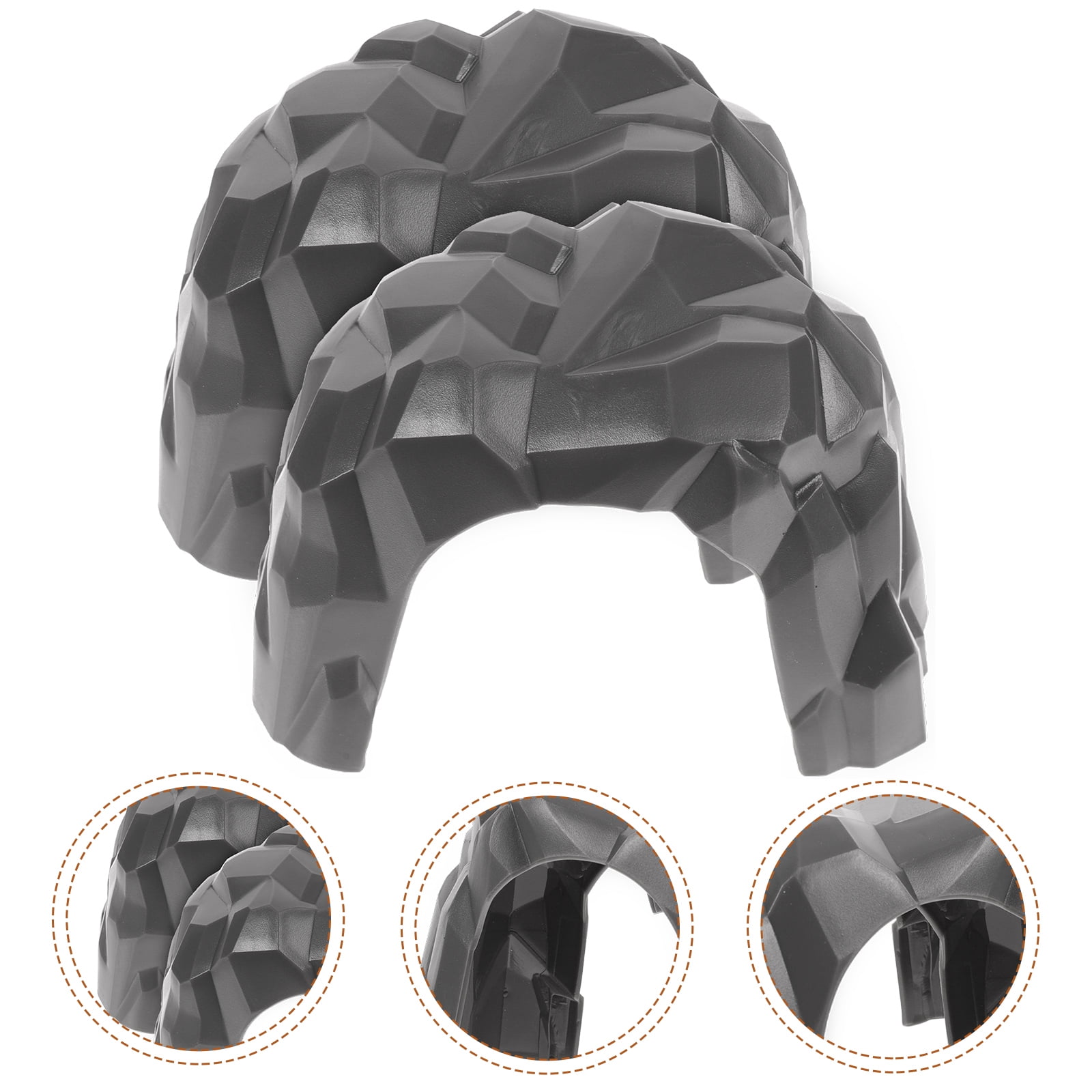 IFANLANDOR Model Train Tunnel Plastic Grey 2Set 3.9X3.5X2.4In For ...