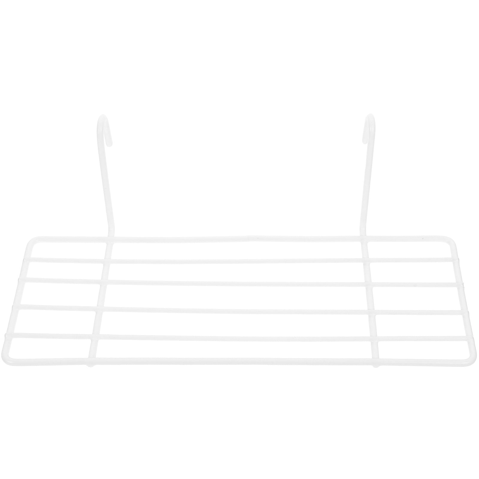 HOMEMAXS Grid Wall Shelves, Wire Straight Shelf With Hooks, Hanging ...