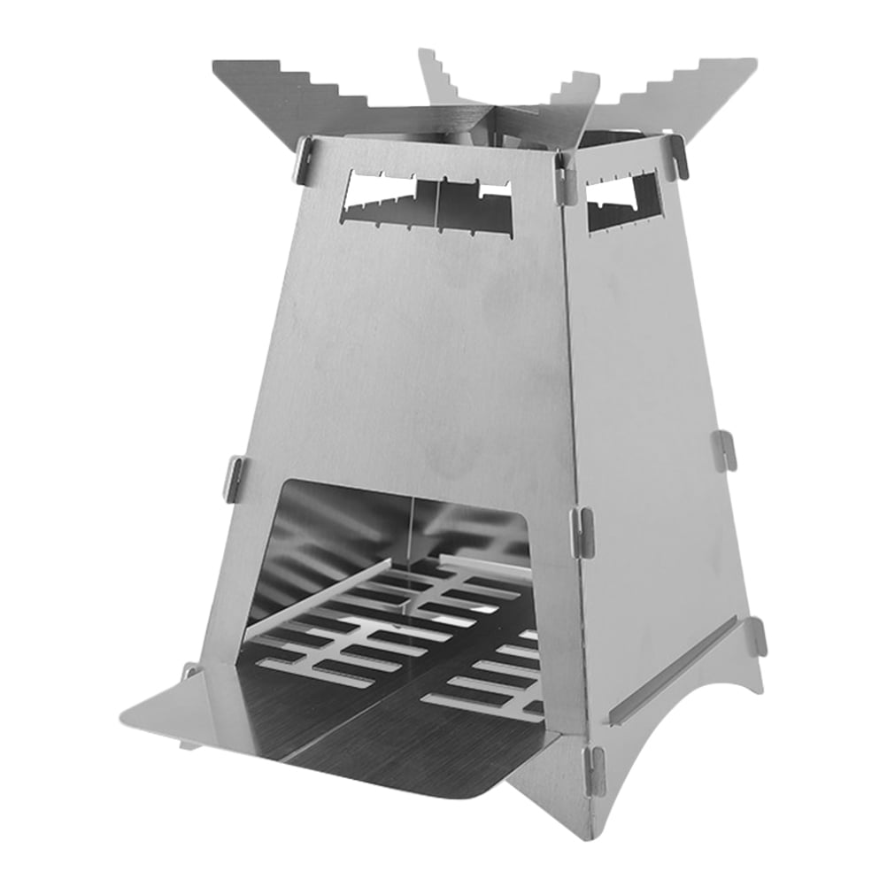 HOMEMAXS Grill Tools for Outdoor Mini Firewood Stove Camping Cooking ...