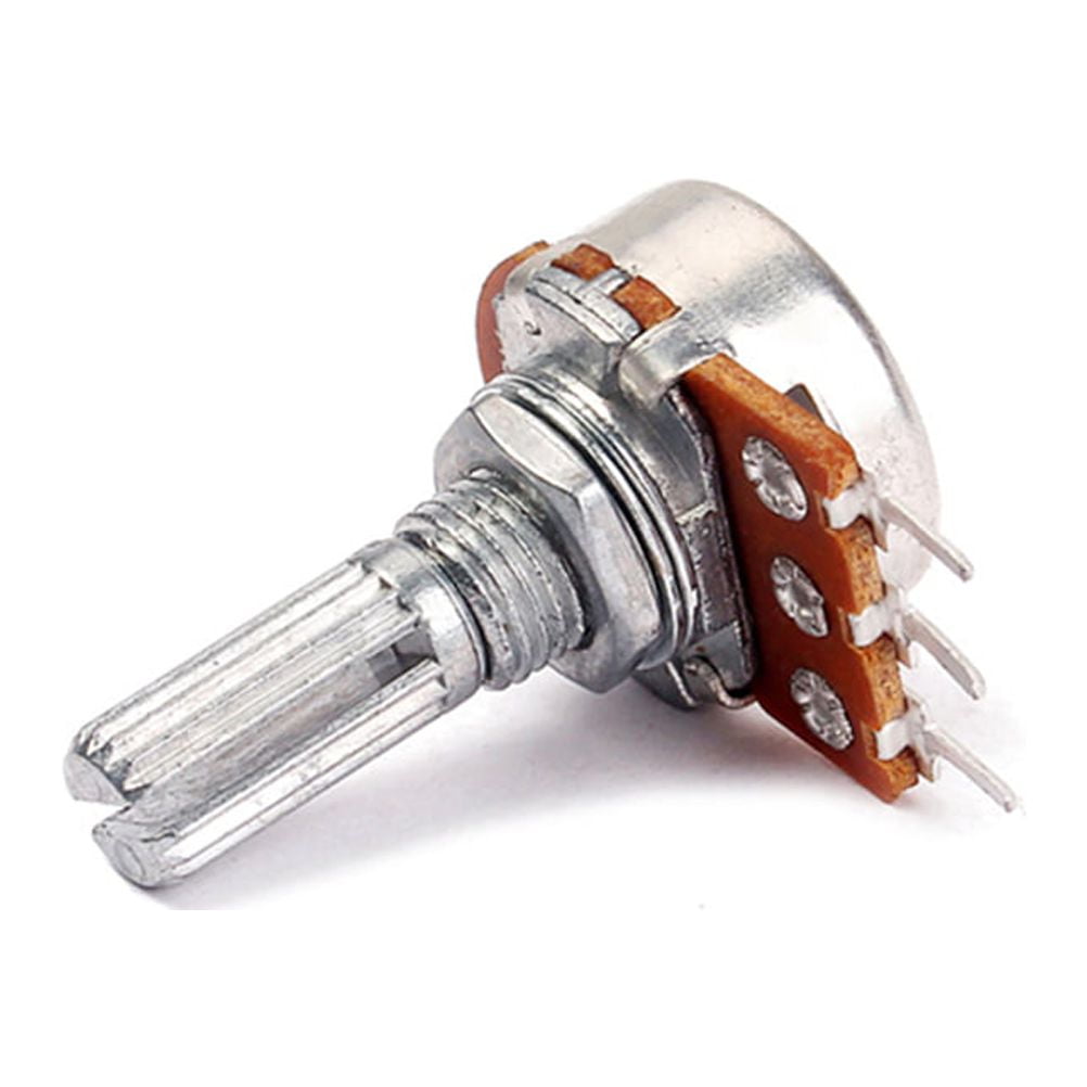 HOMEMAXS Guitar Accessory B500K Mini Long Knurled Split Shaft Straight ...