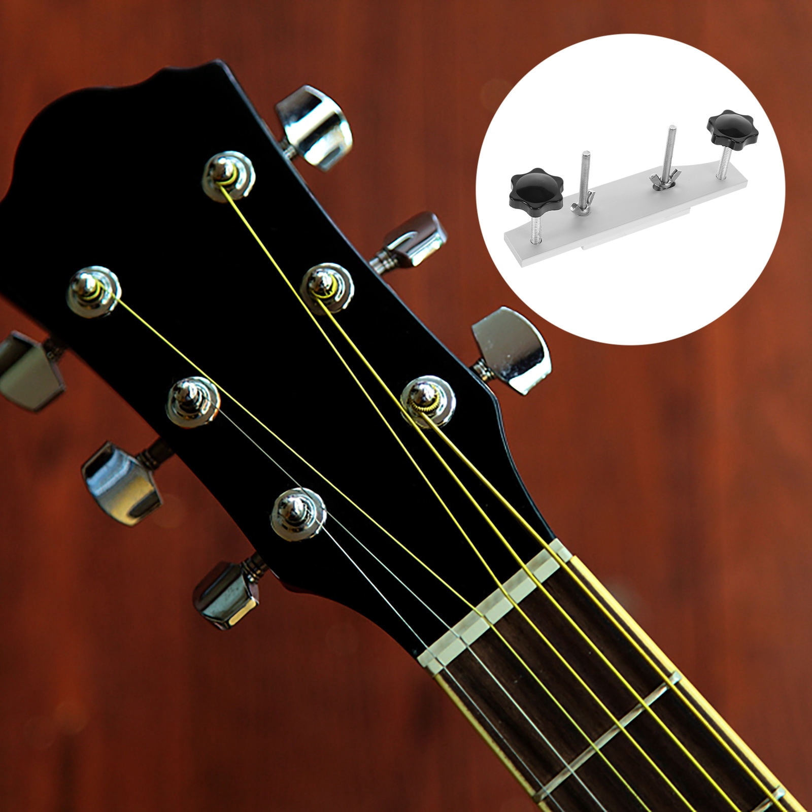 HOMEMAXS Guitar Bridge Clamp Tool for Repair Made of Stainless Steel ...