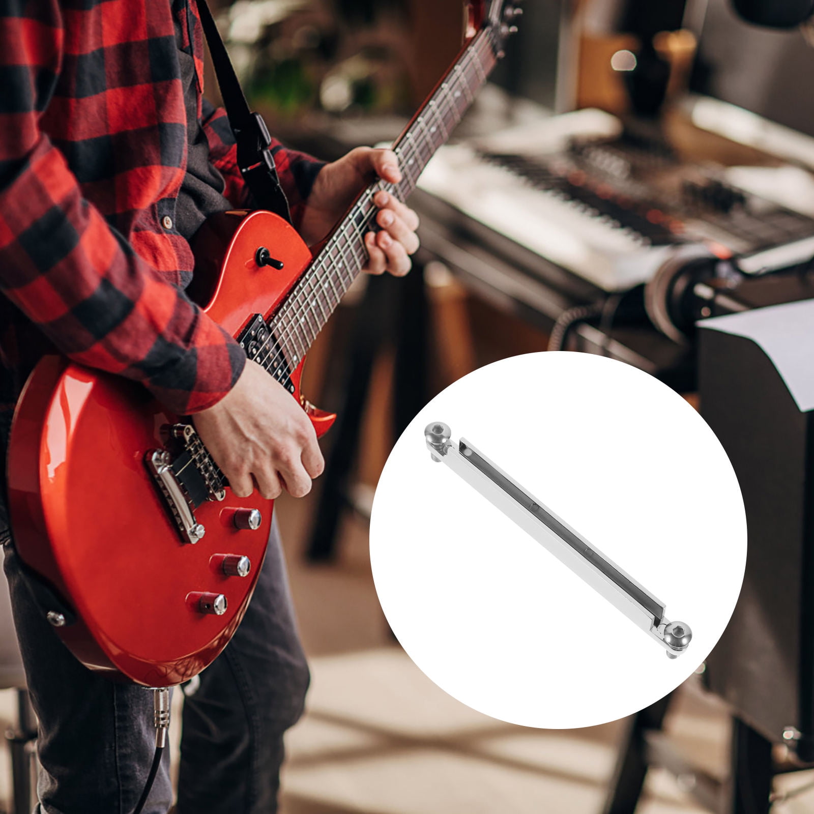HOMEMAXS Guitar Saddle Bridge Adjustable Electric Guitar Bridge Guitar ...