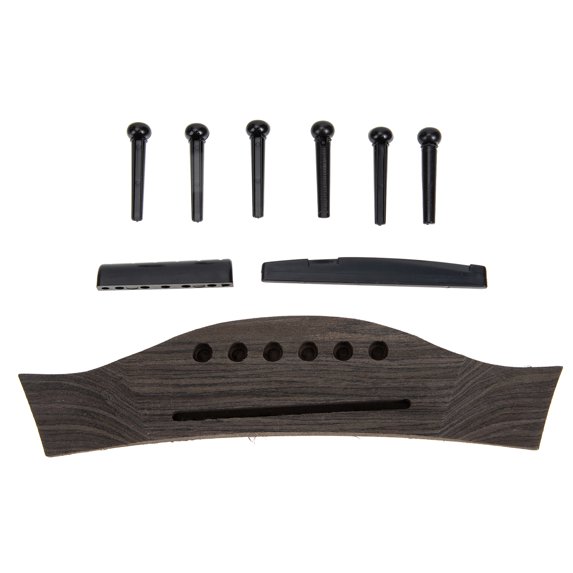 HOMEMAXS Guitar Saddle Bridge Guitar Bridge Pins Guitar String Bridge ...