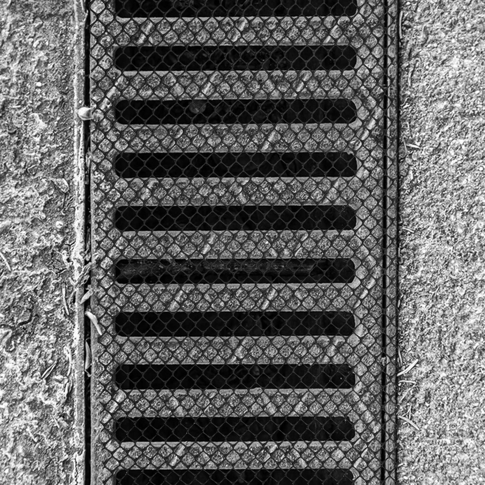 HOMEMAXS Gutter Guard Mesh Rolls Plastic Gutter Leaf Guards With Fixed ...