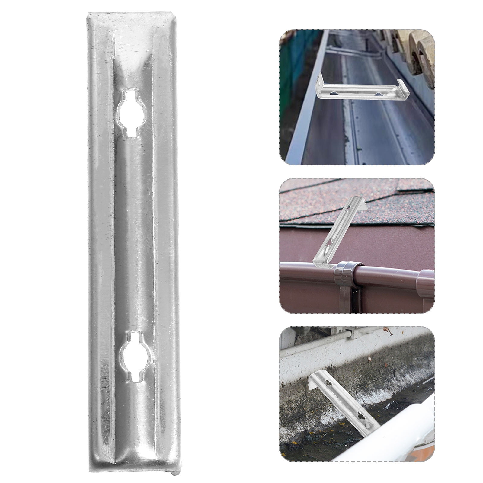 HOMEMAXS Gutter Roof Bracket Rain Gutter Holding Hanger Garden Gutter ...