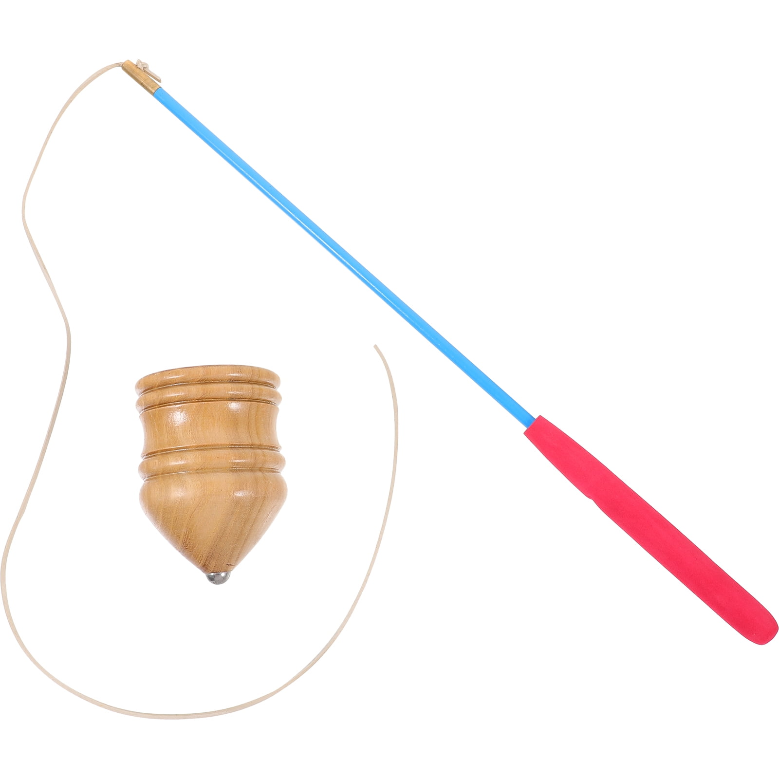 MOKKHNB Spinning Gyroscope Peg-top Toy Elm Wood for elderly with Party ...