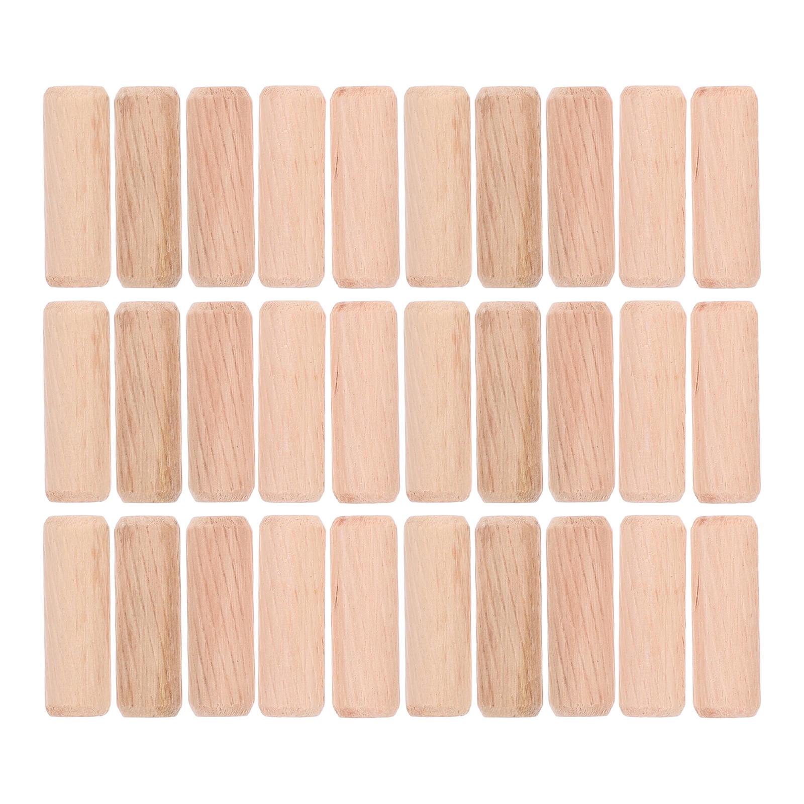 HOMEMAXS HOMEMAXS 100pcs Dowel Rods Wood Plugs Round Dowels Wooden Pegs ...