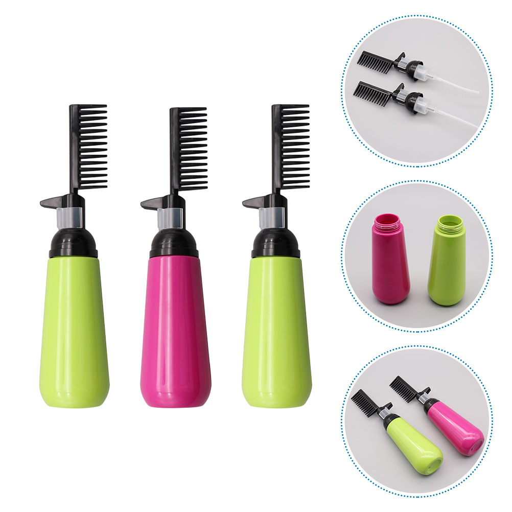 HOMEMAXS Hair Dye Comb Bottle with Easy Disassemble Design for Salon ...