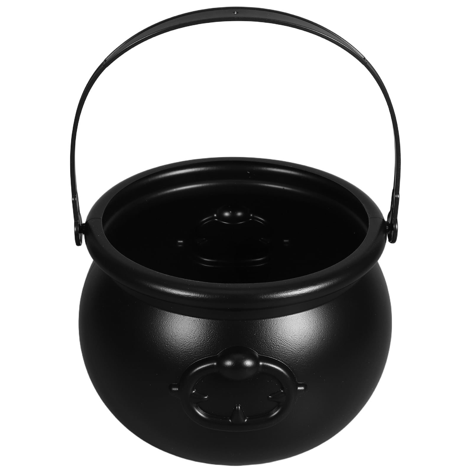 Black Plastic Witch Bucket for Halloween and Candy Storage 12.5 x 9.5 ...