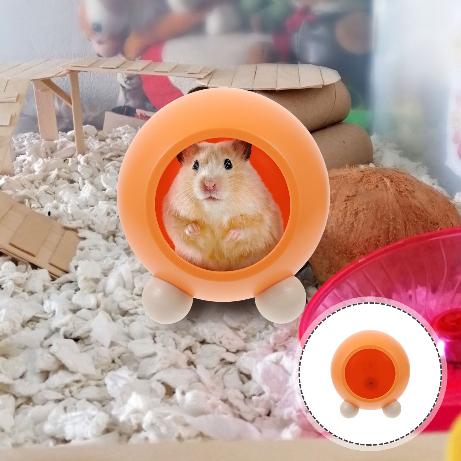HOMEMAXS Hamster Hideout House Hamster Hideaway Place Chinchillas ...