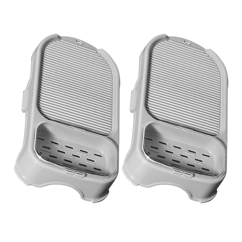 HOMEMAXS Hand Washing Board with Builtin Soap Holder Non Slip Thickened ...