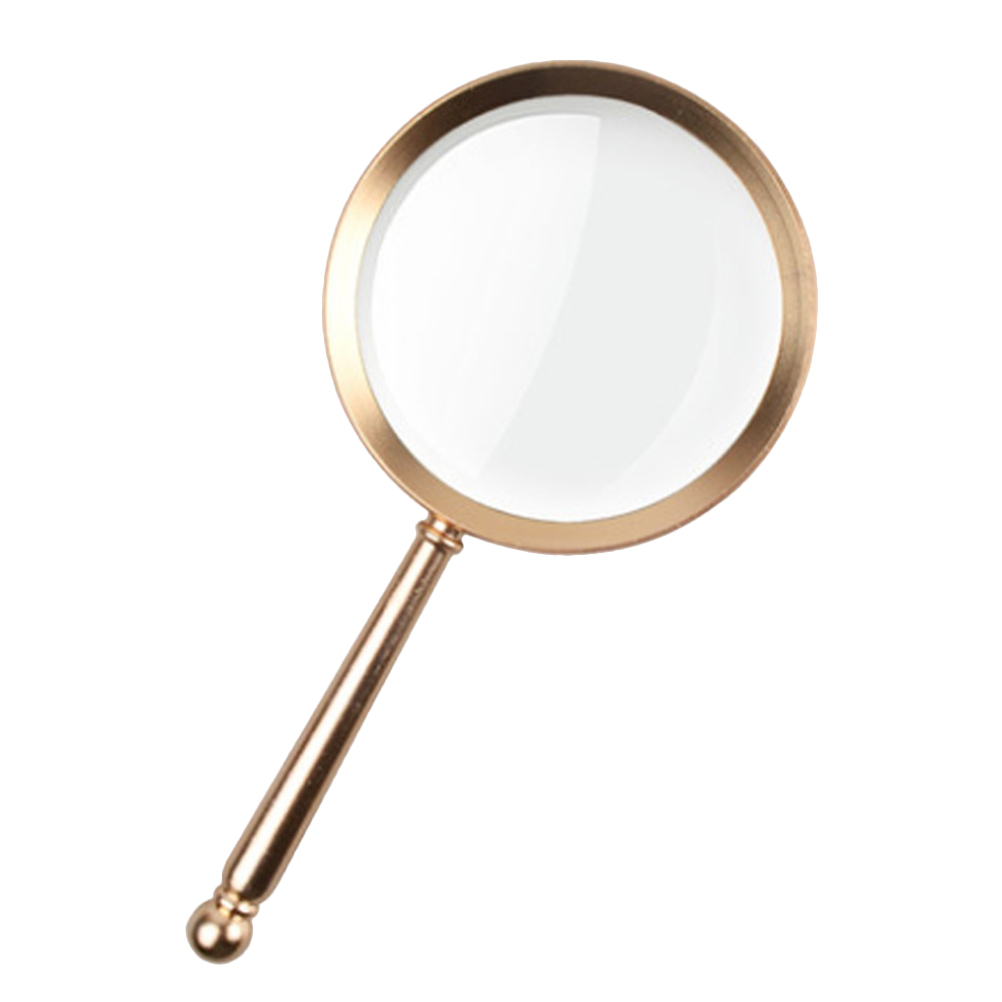 Handheld Glass Portable Magnifier Vision Child Golden - Walmart.com