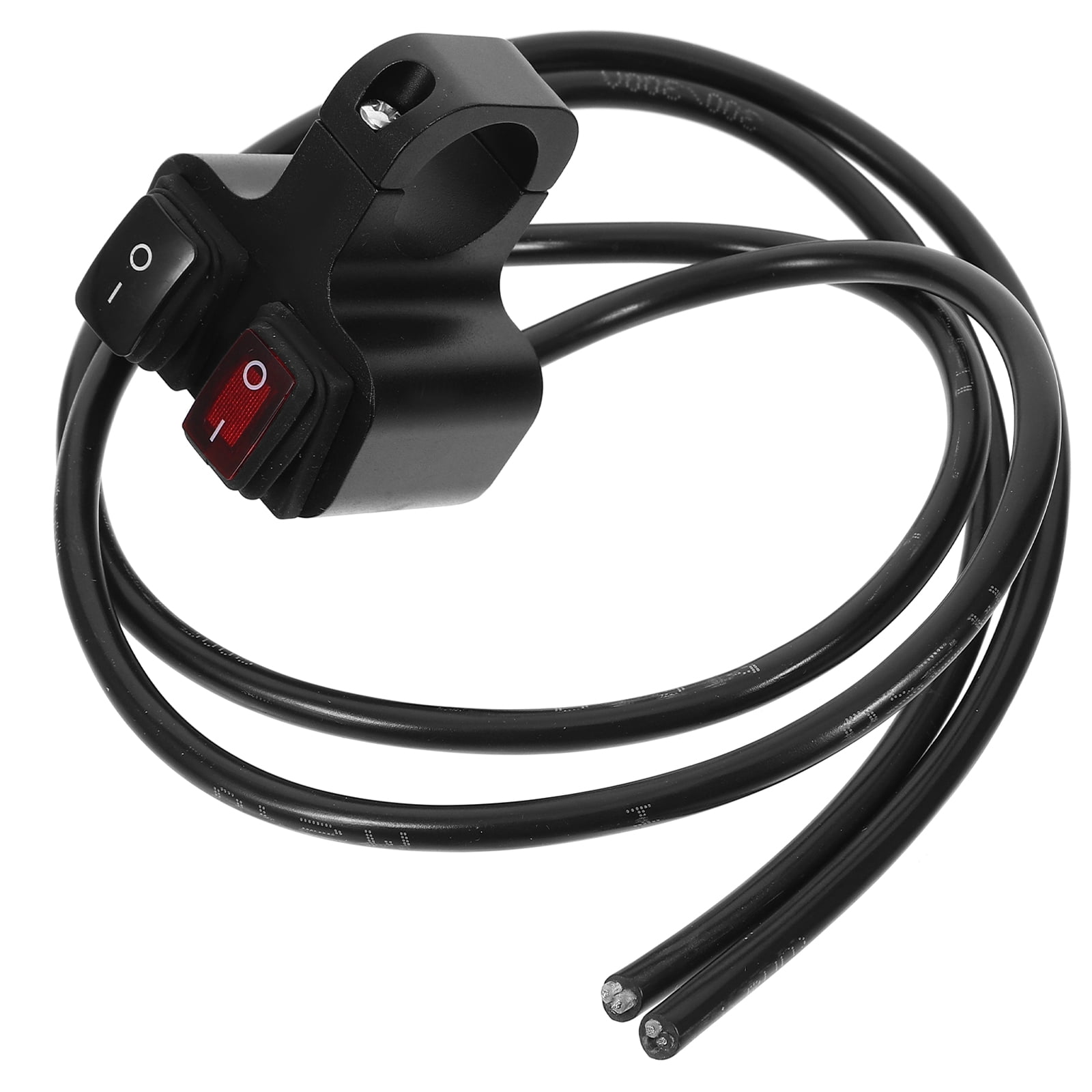 HOMEMAXS Handlebar Switch Motorcycle Warning Light Switch 12v Spotlight ...