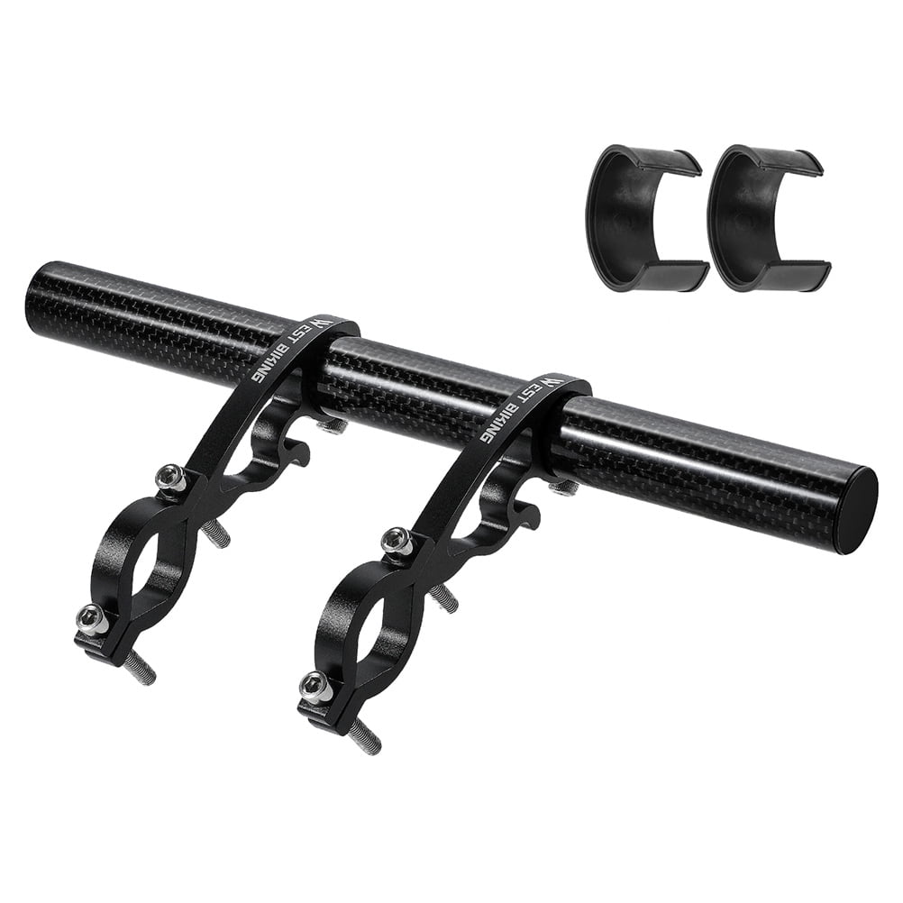 HOMEMAXS Handlebars Front Light Extension Rack Safe Bike Extender Mount ...
