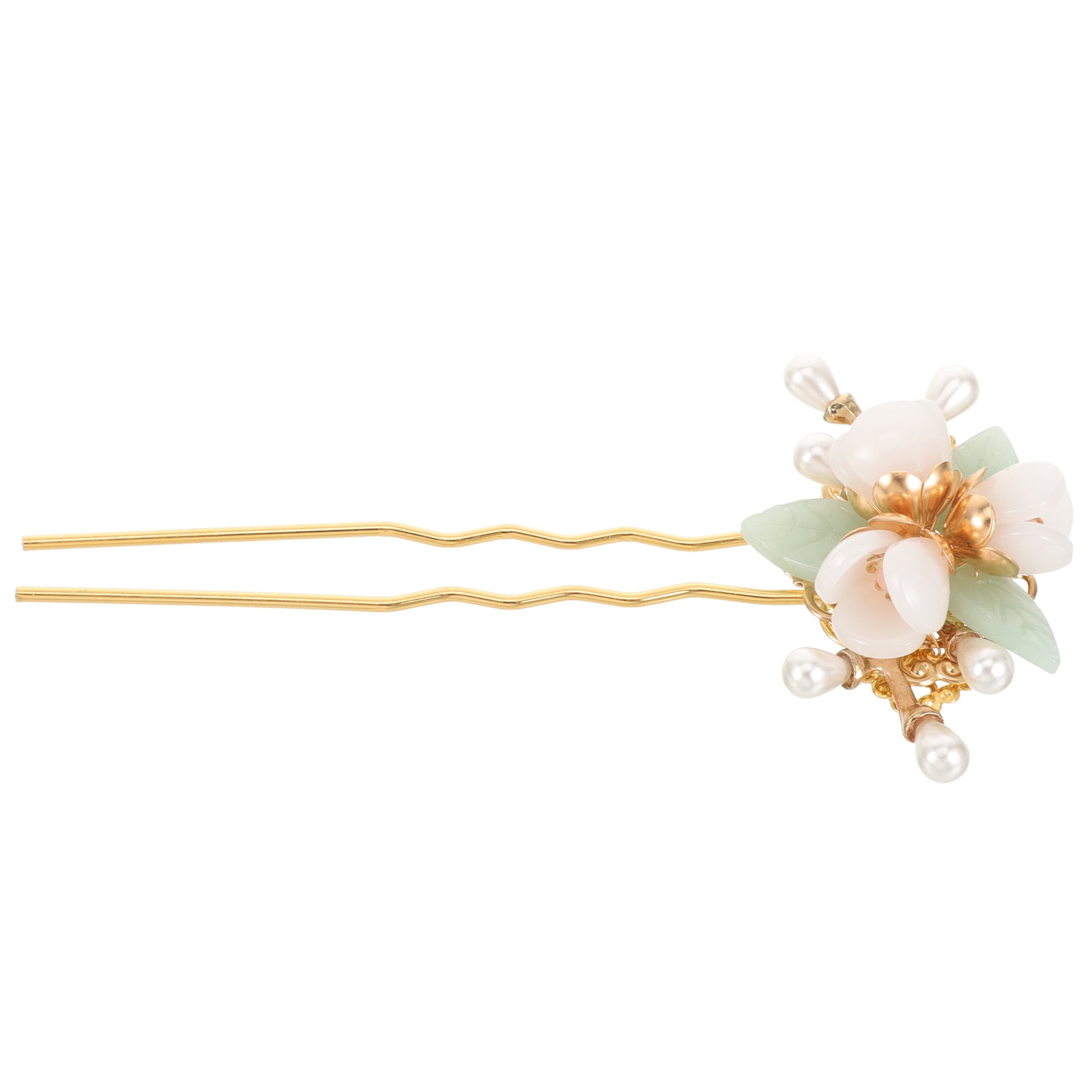 HOMEMAXS Handmade Pearl Hairpin with Flower Design for Decor Use ...