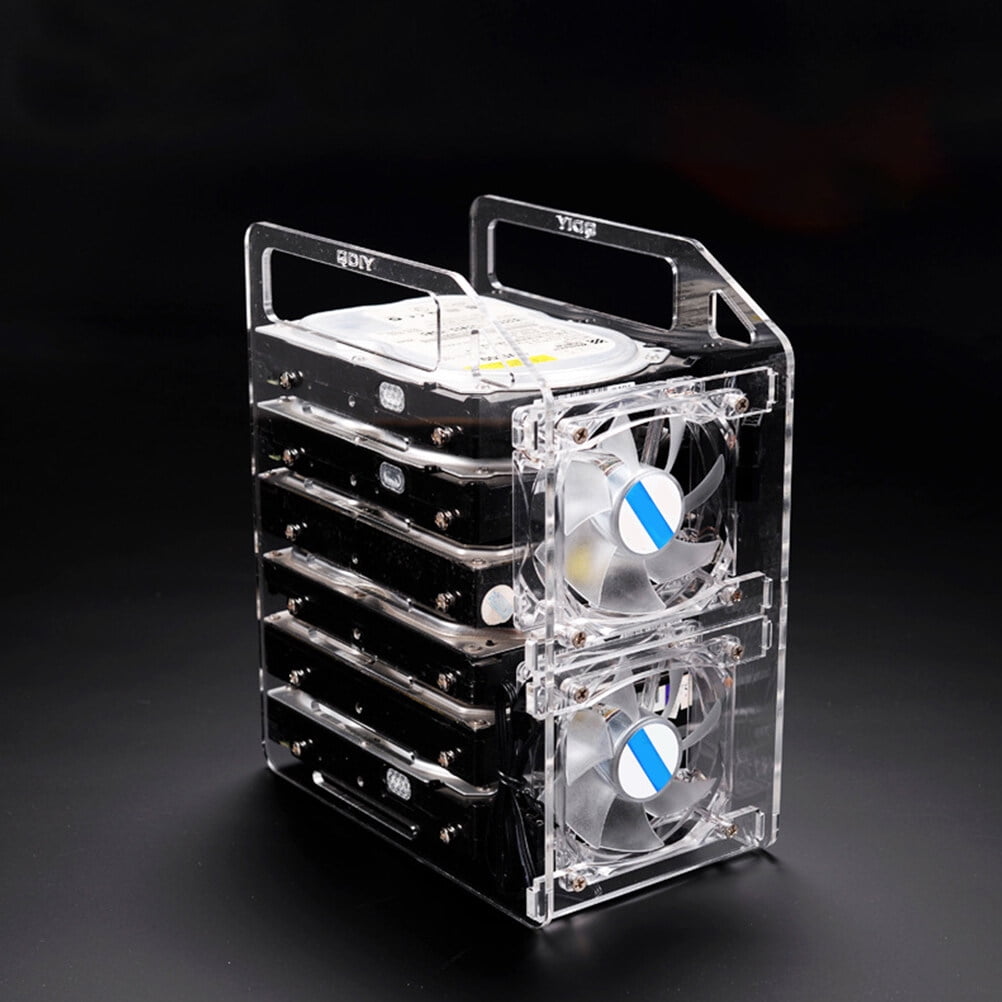 HOMEMAXS Hard Drive Rack DIY Disk HDD Shelf Mechanical Sturdy - Walmart.com