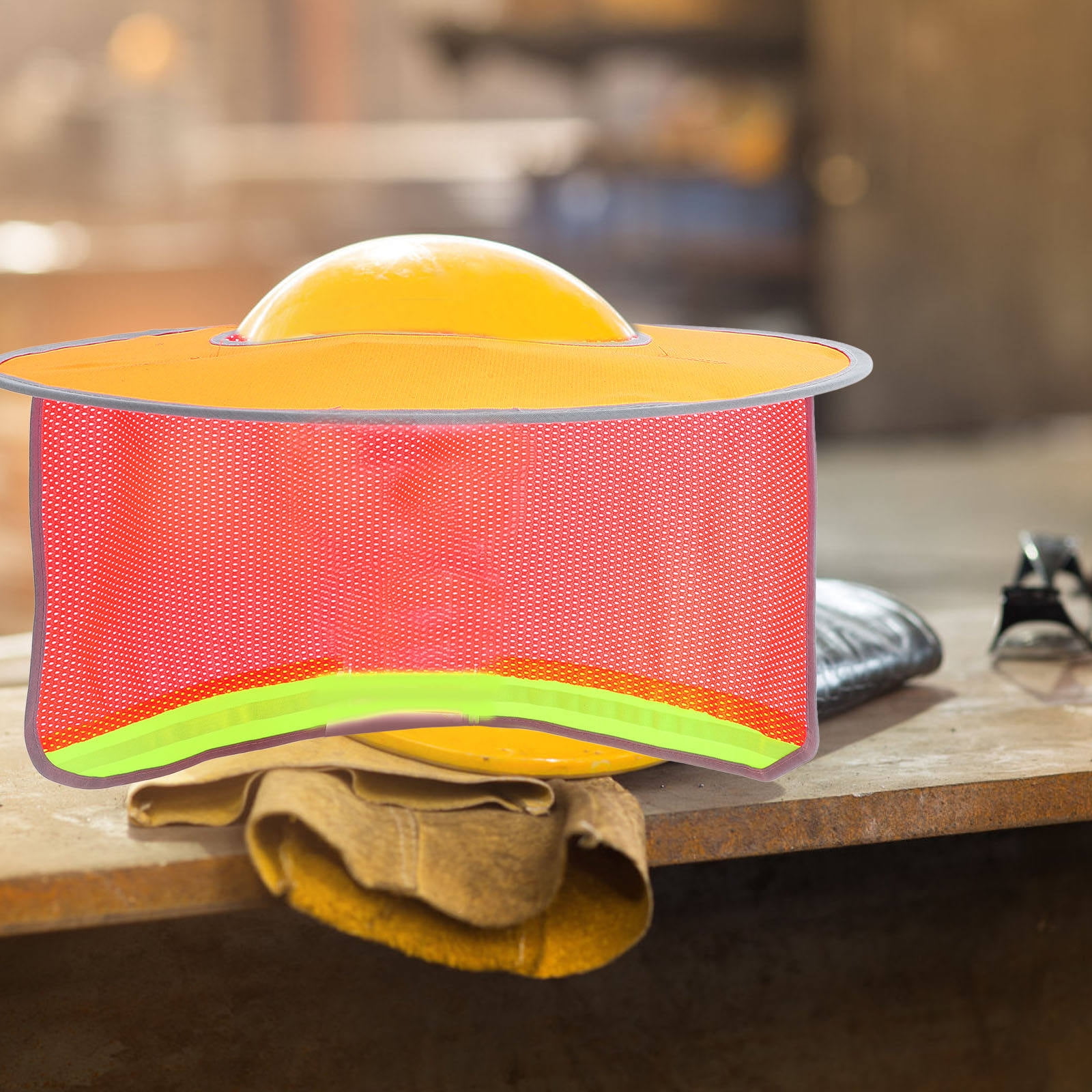 HOMEMAXS Hard Hat Sun Shade Hardhat Sun Visor Neck Shade Construction ...