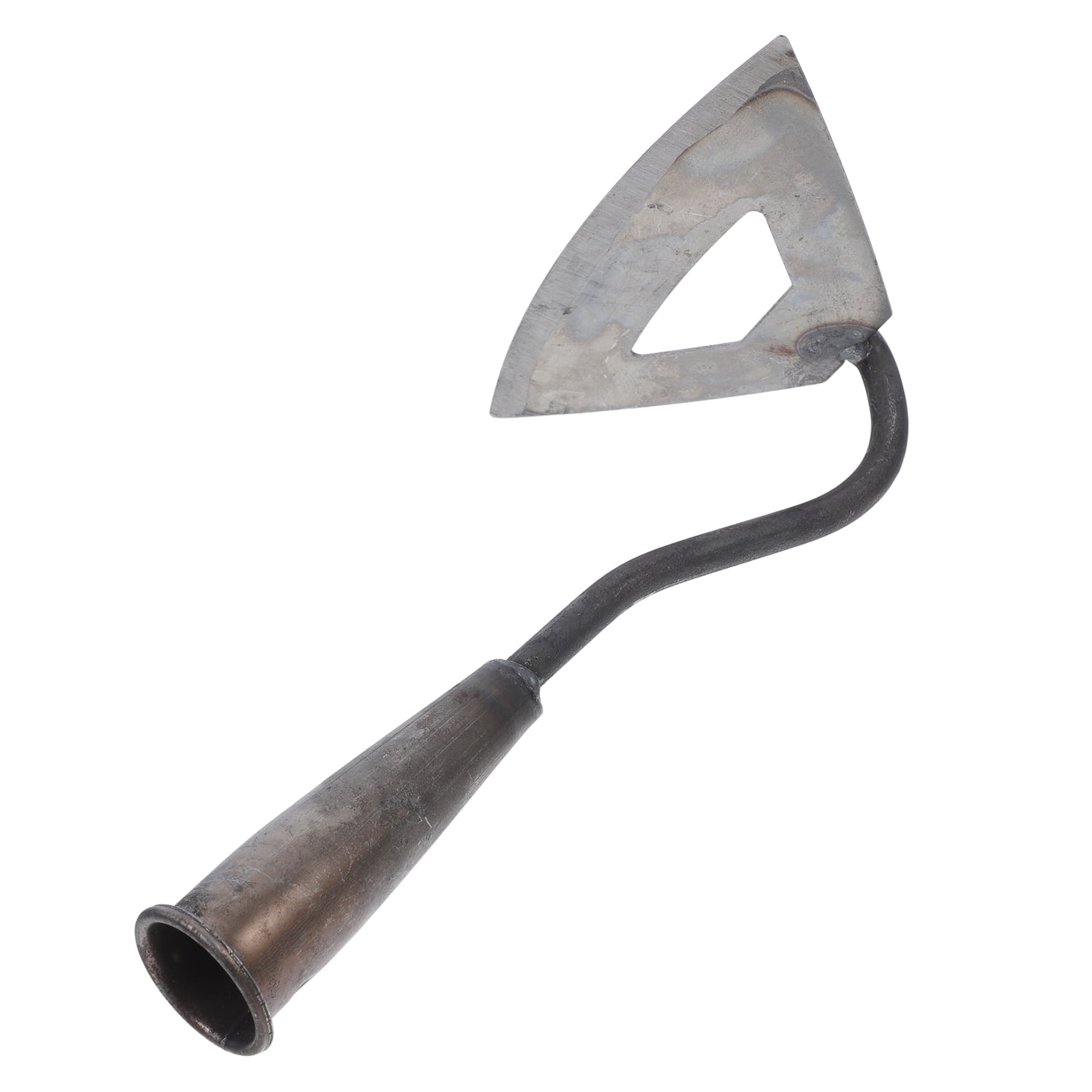 HOMEMAXS Hardened Hollow Hole Agricultural Hoe Weeding Hoe Heavy Duty ...