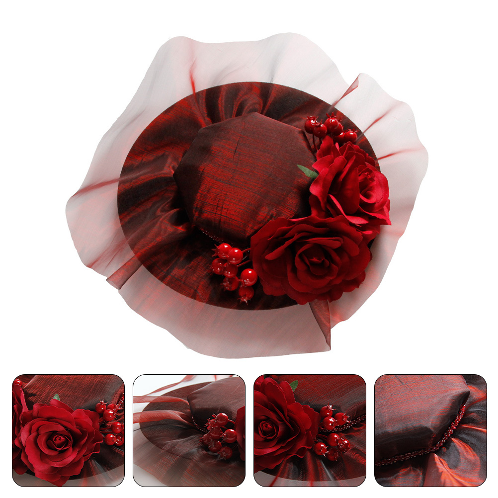 HOMEMAXS Hats Ladies Hat Bowler Hat Role-playing Hat Beautiful Hat ...