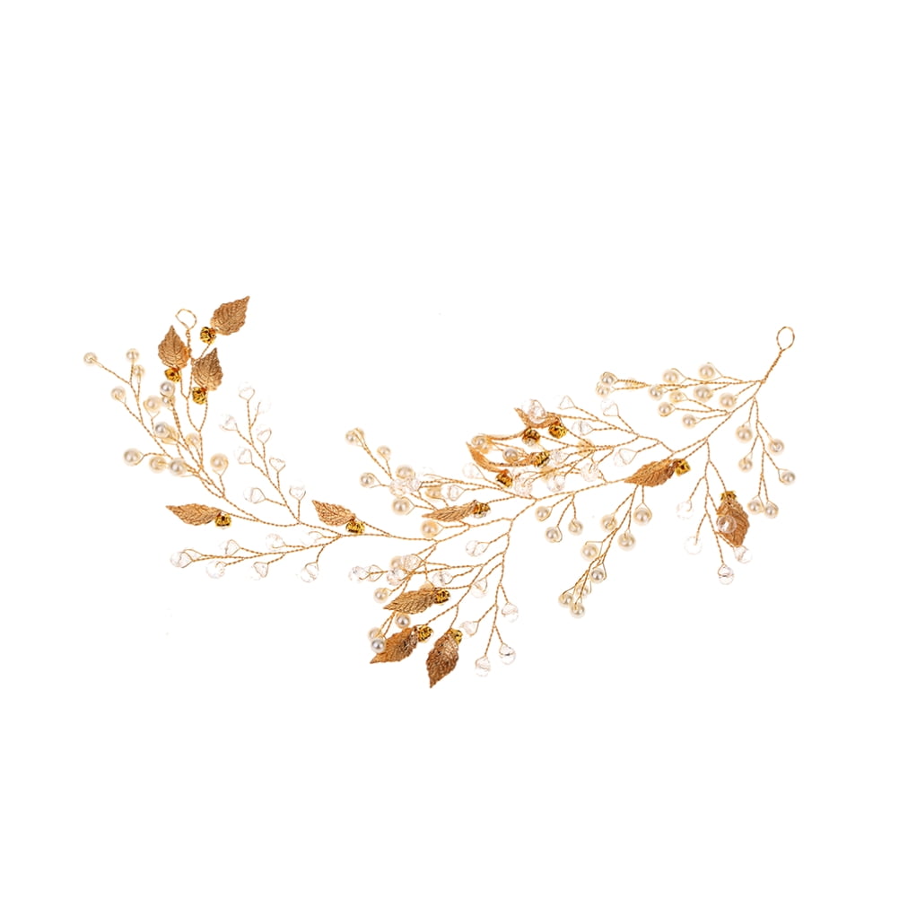 Headdresses for Girlfriend Golden Hair Accessory Bride - Walmart.com