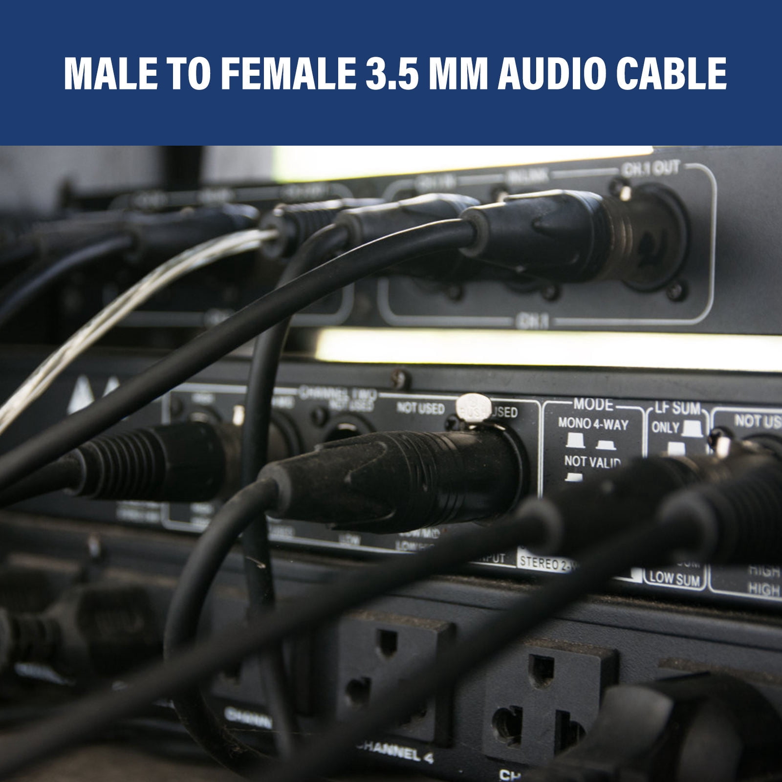 HOMEMAXS Headphone Extension Cable for Speaker Use 3.5mm Male to Female ...