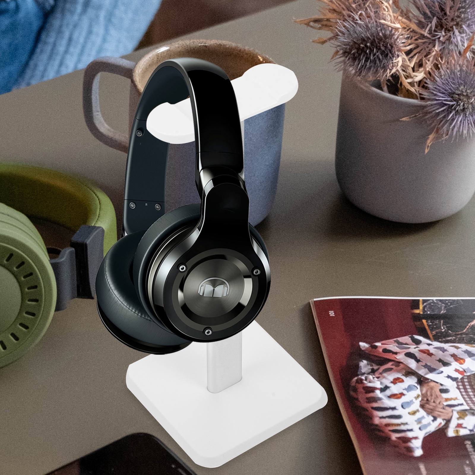 HOMEMAXS Headphone Holder Stand Head-mounted Internet Cafe Rack ...