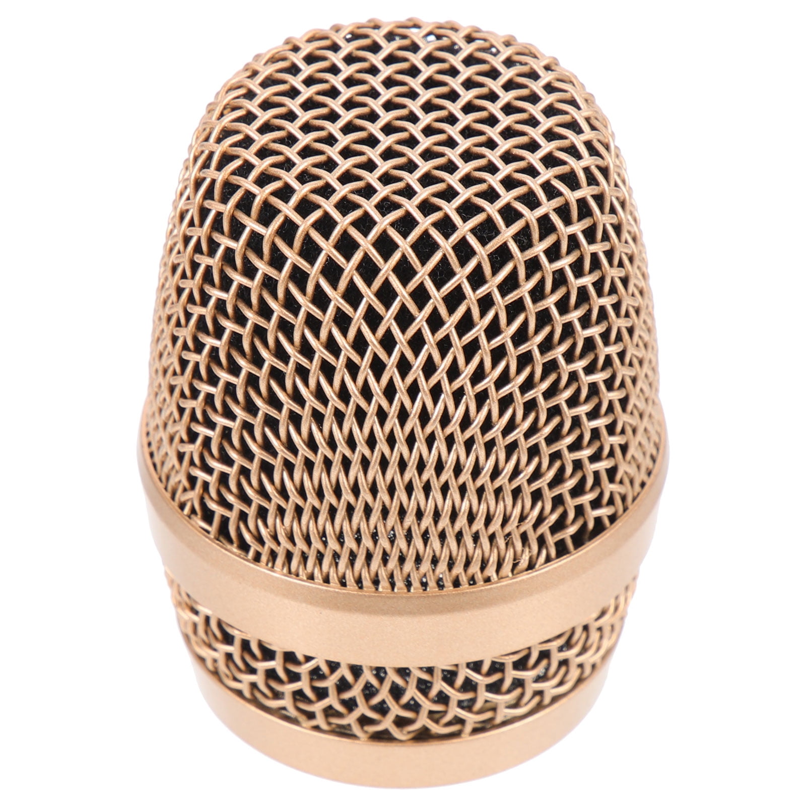 MOKKHNB Metal Mic Head Microphone Grille Ball Head Silver 1Set ...
