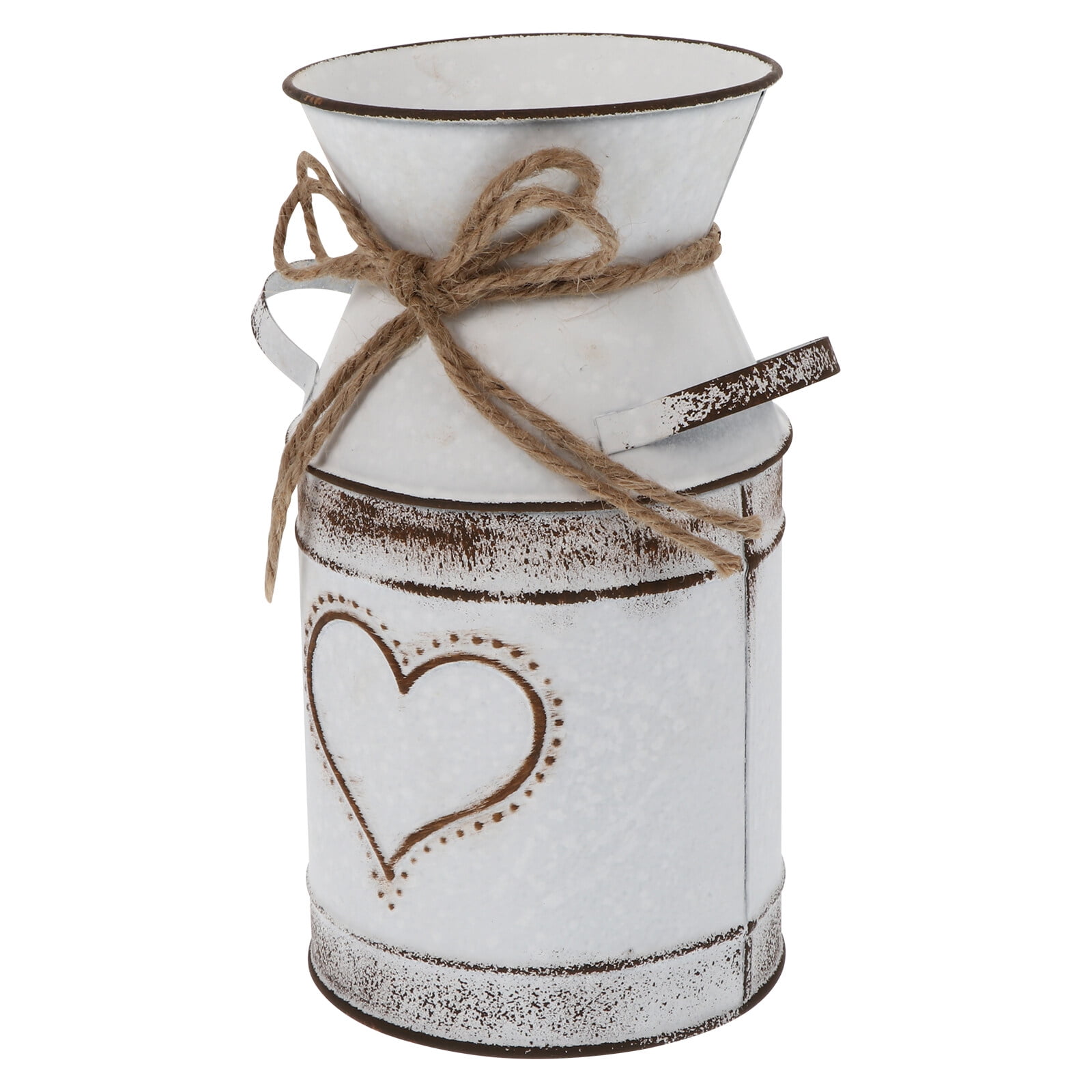 HOMEMAXS Heart Shaped Flower Pot Wedding Decor Large Vase Faux Flowers ...