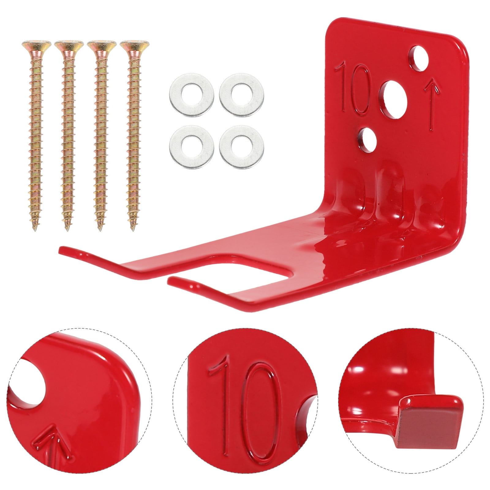 HOMEMAXS Heavy Duty Fire Extinguisher Wall Bracket Made of Iron for ...