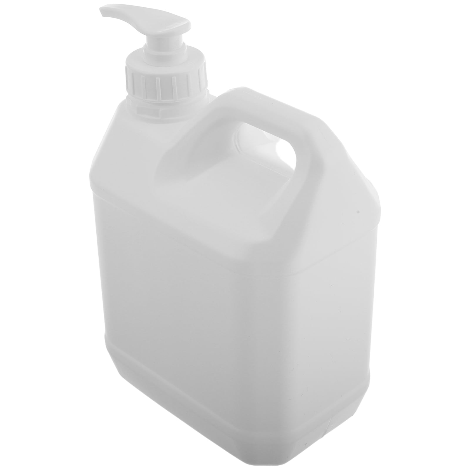 HOMEMAXS Heavy-Duty Plastic Container Empty White Jugs with Pump ...