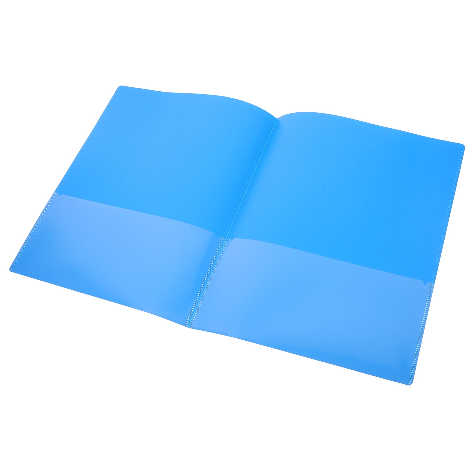 HOMEMAXS Heavy Duty Plastic Folder With Clear Pocket Binder Folders 2 ...