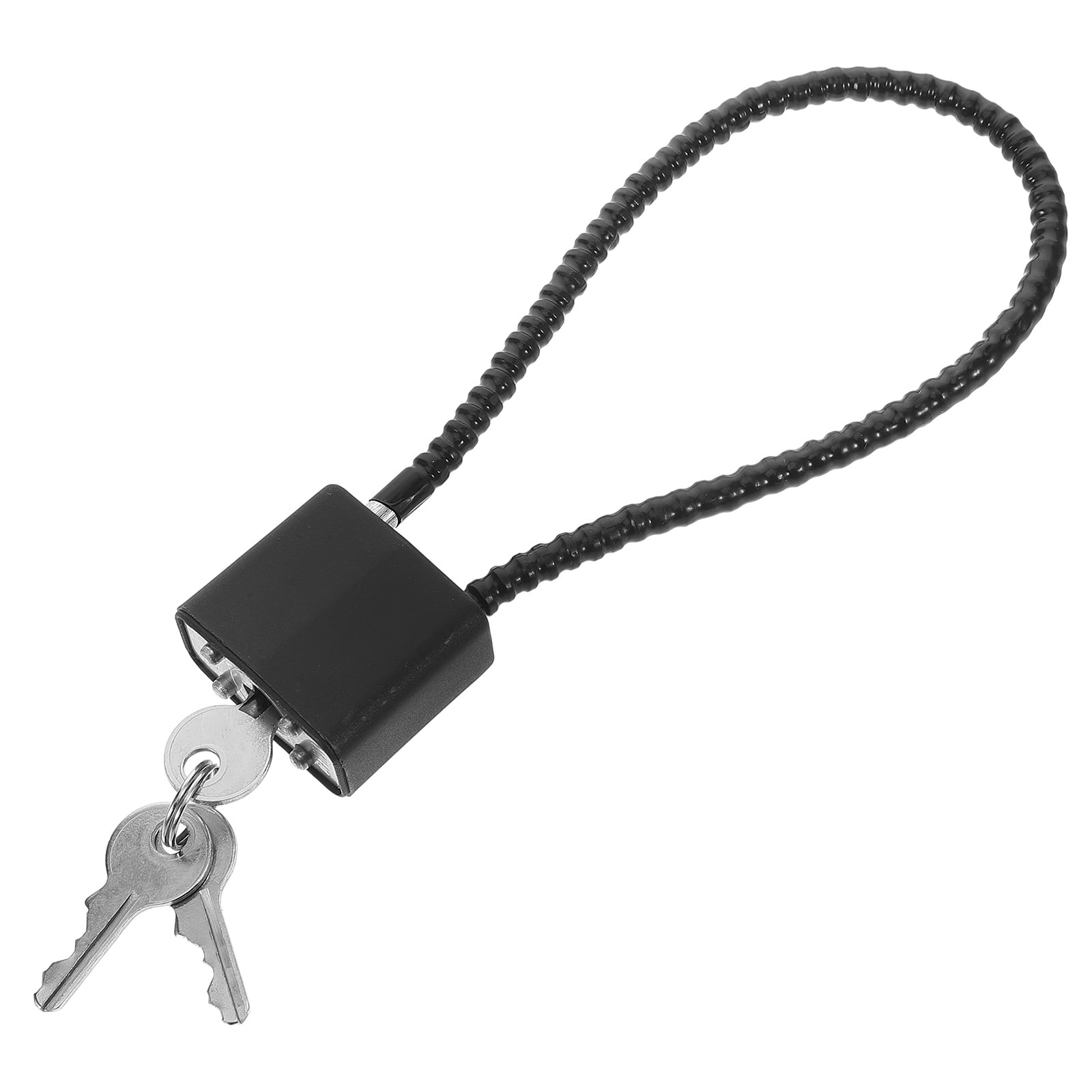 Heavy Duty Steel Cable Lock Portable Secure Wire Padlock With Key For ...