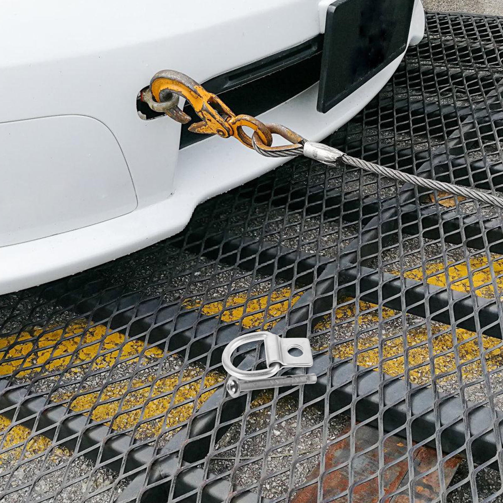 Heavy Duty V-Shaped D-Rings Stainless Steel Cargo Securing Hooks, Multi ...